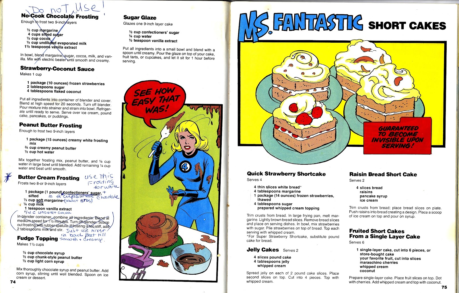Read online The Mighty Marvel Superheroes' Cookbook comic - Issue # Full