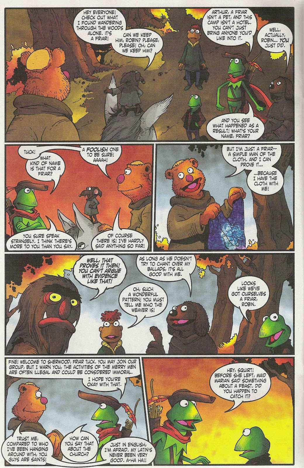 Read online Muppet Robin Hood comic - Issue #2