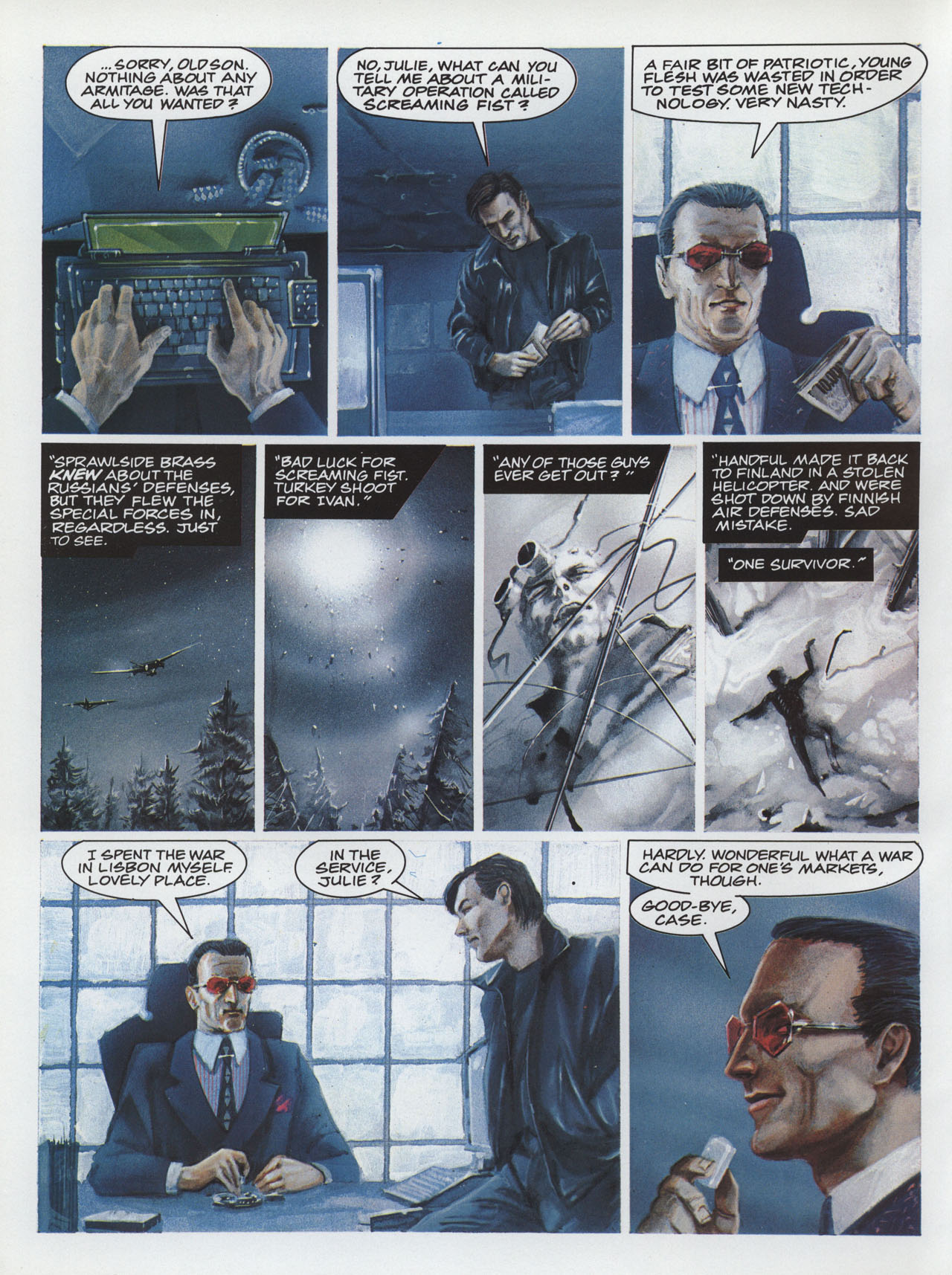 Read online Marvel Graphic Novel comic - Issue #52 - Neuromancer