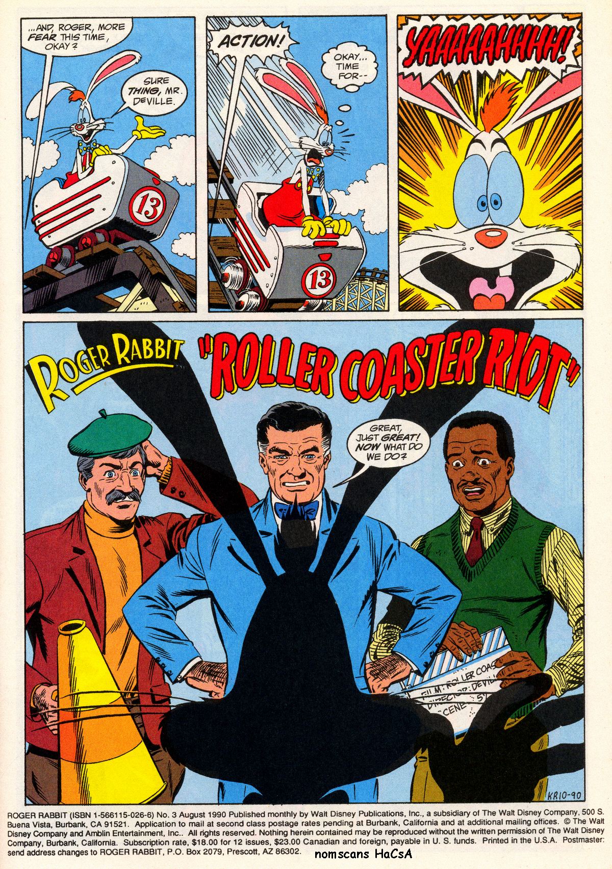 Read online Roger Rabbit comic - Issue #3