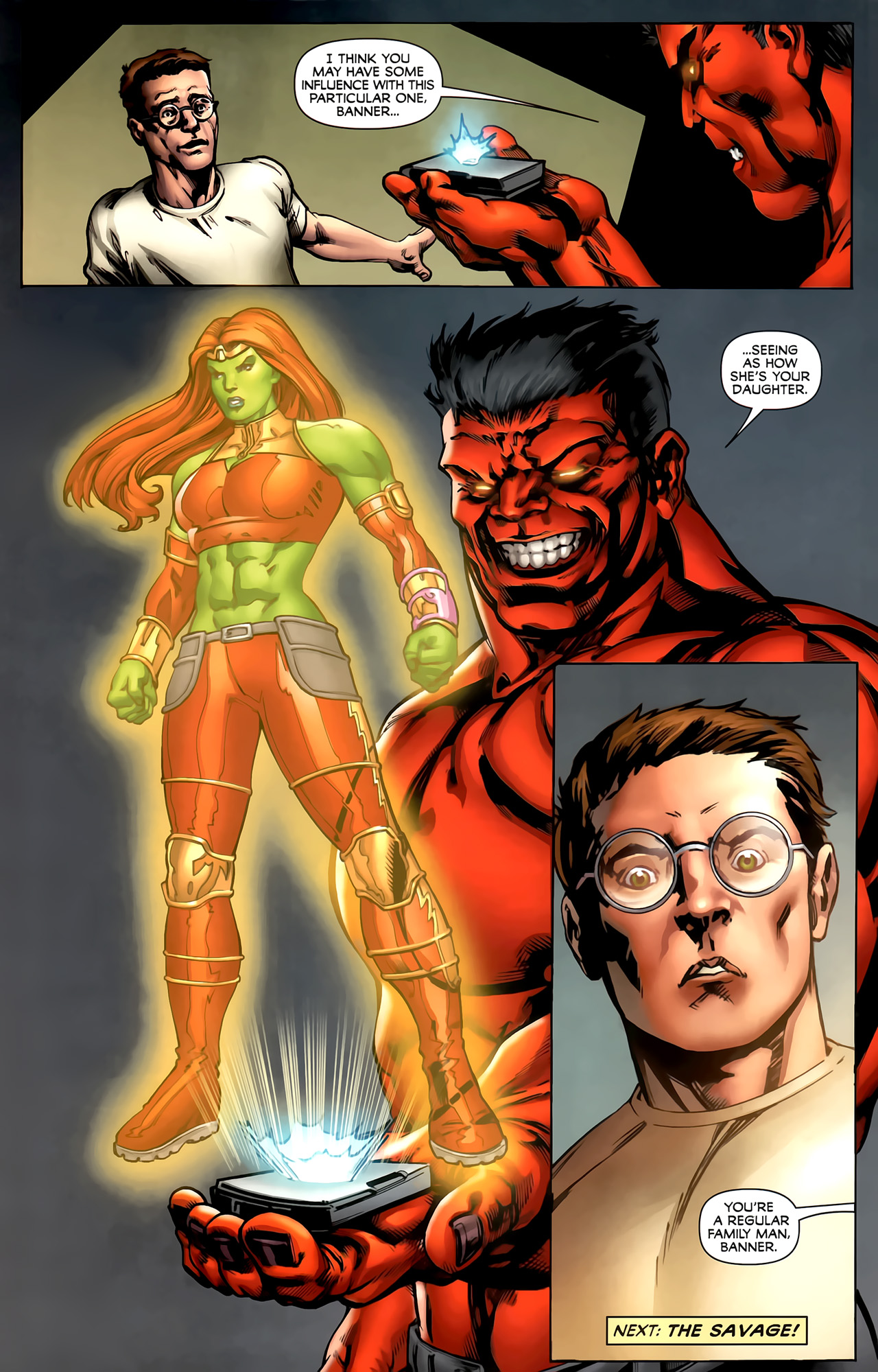 Read online Fall of the Hulks: Red Hulk comic - Issue #1