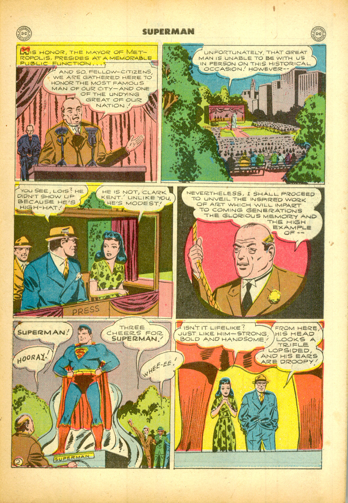 Read online Superman (1939) comic - Issue #38