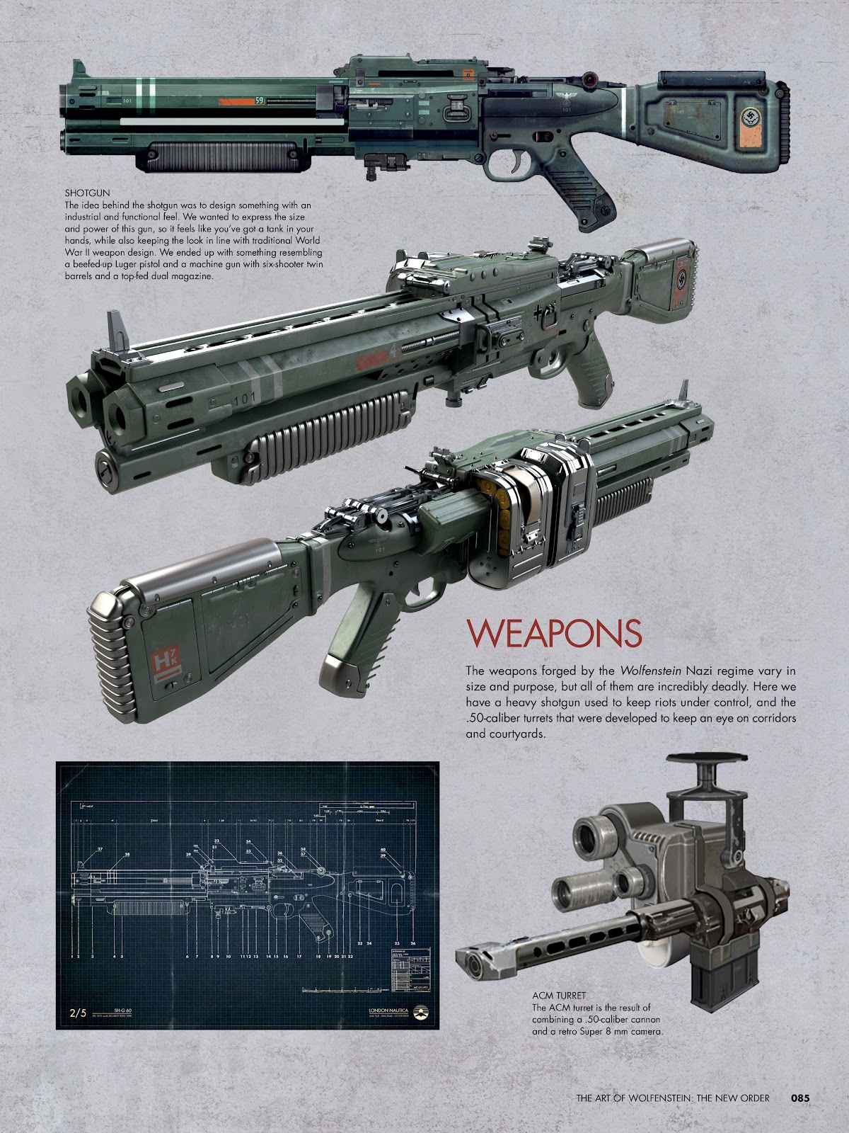 Read online The Art of Wolfenstein: The New Order comic - Issue # TPB ...