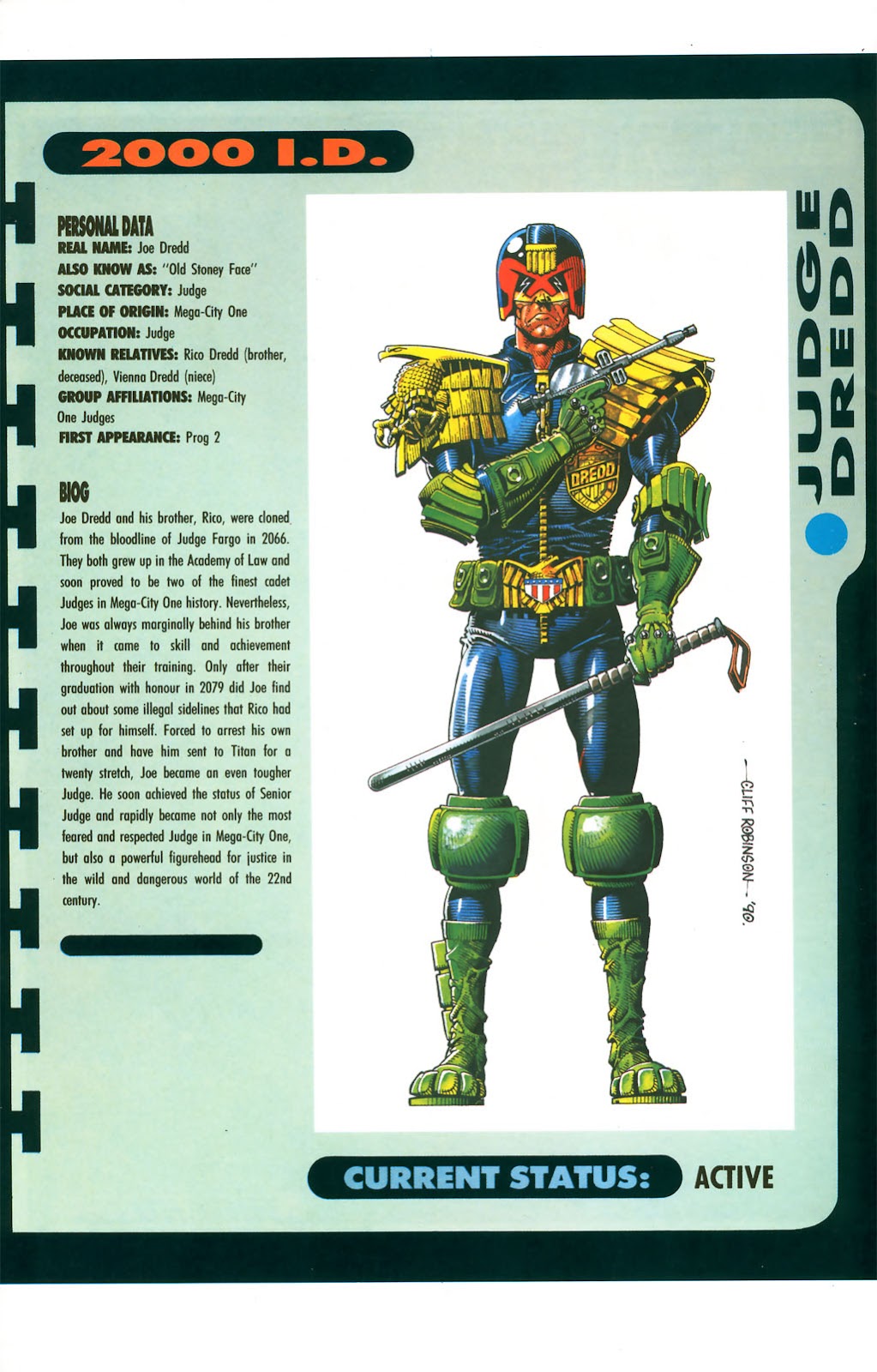Read online Dredd Rules! comic - Issue #1