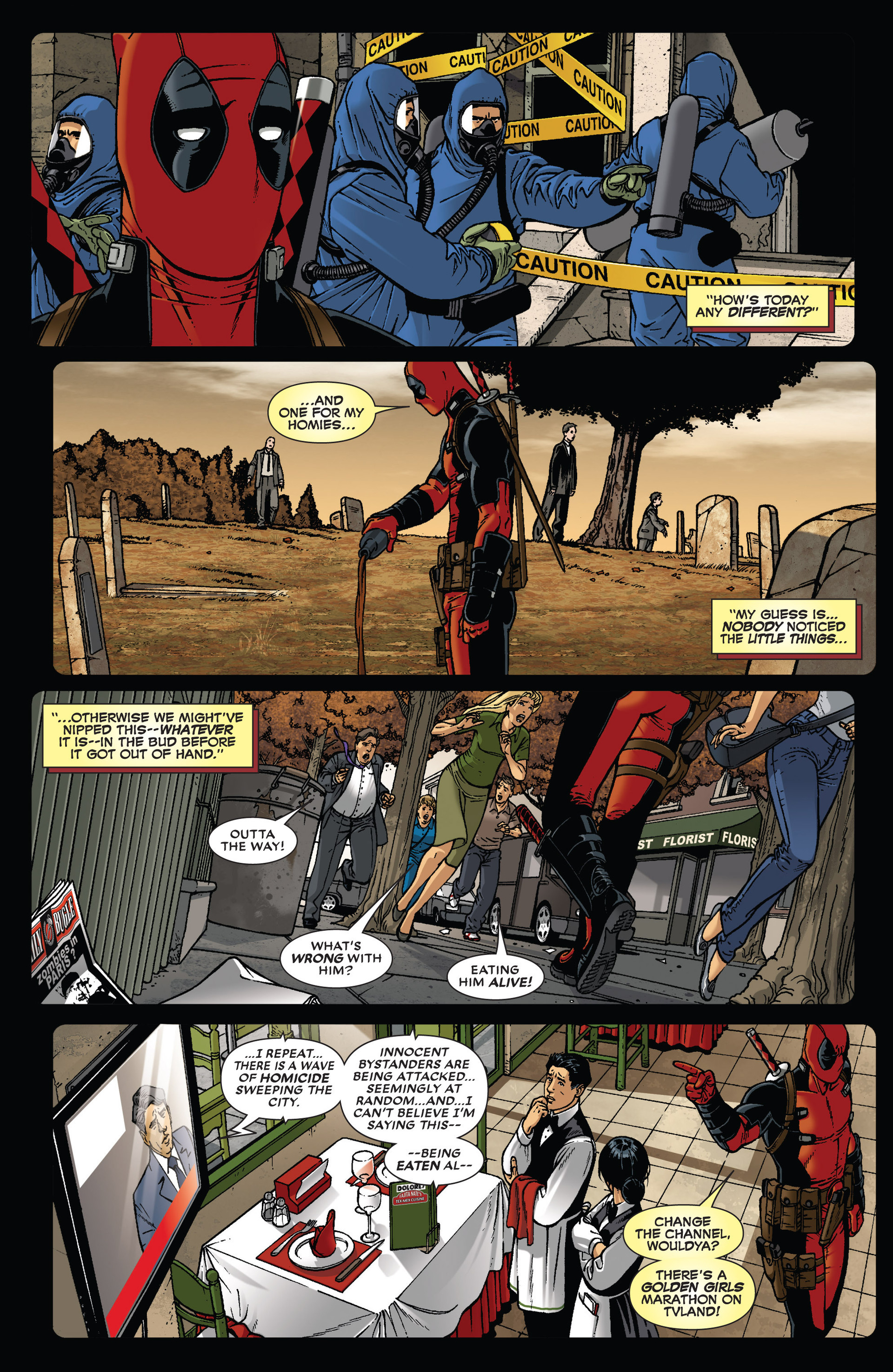 Read online Night of the Living Deadpool comic - Issue #1