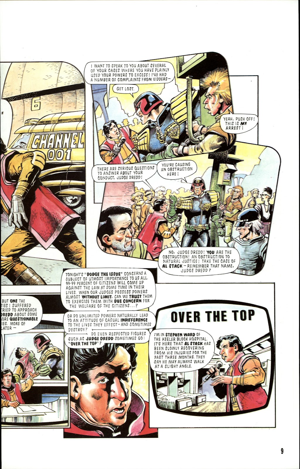 Read online Dredd Rules! comic - Issue #9