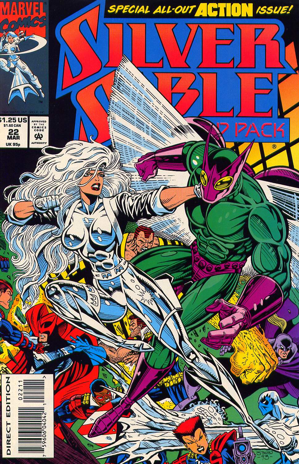 Read online Silver Sable and the Wild Pack comic - Issue #22