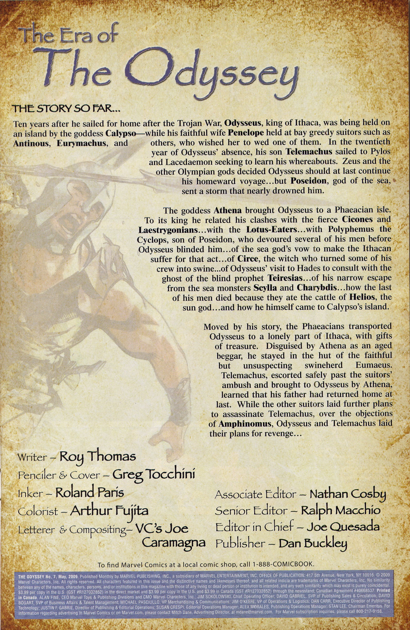 Read online The Odyssey comic - Issue #7