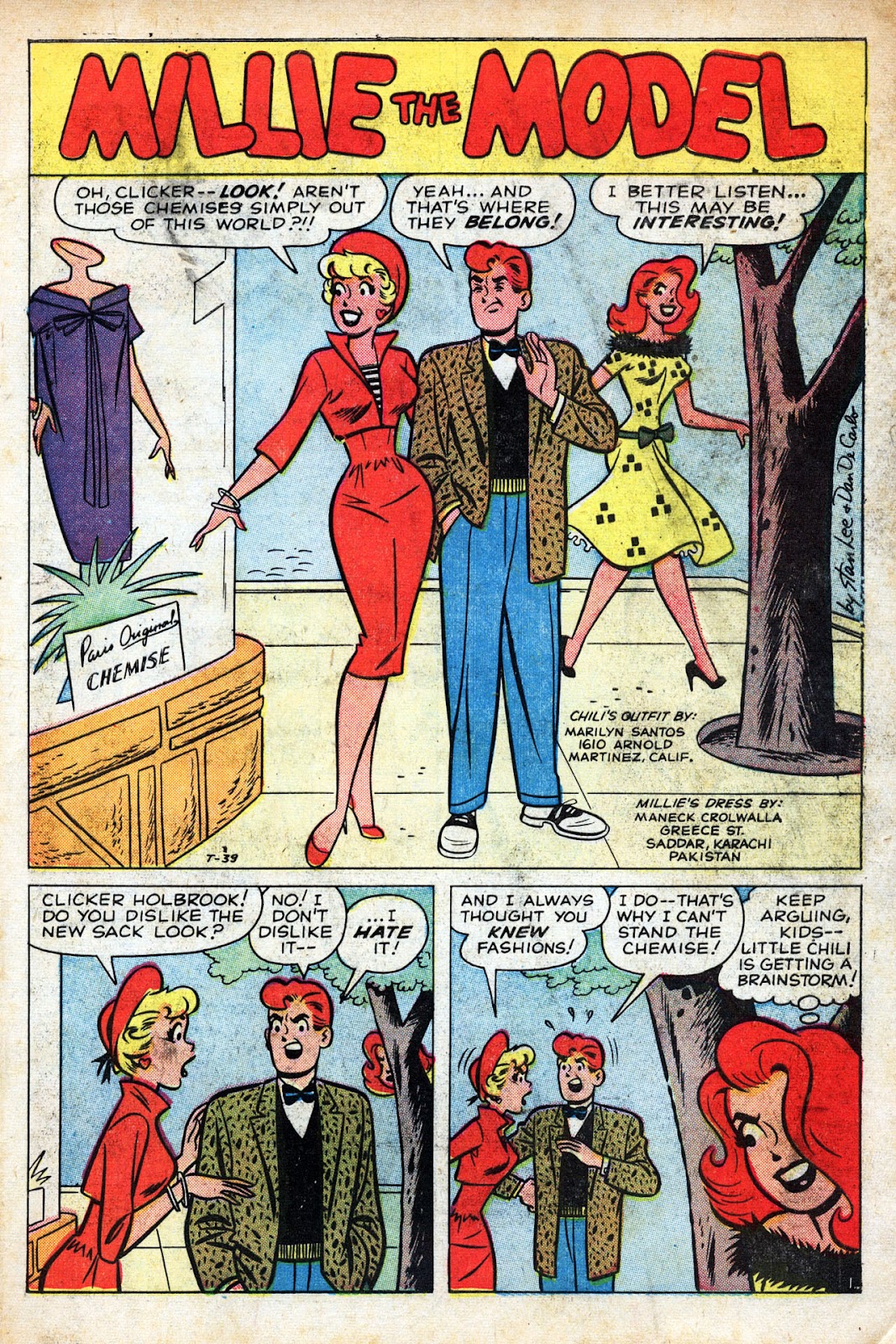 Read online Millie the Model comic - Issue #87