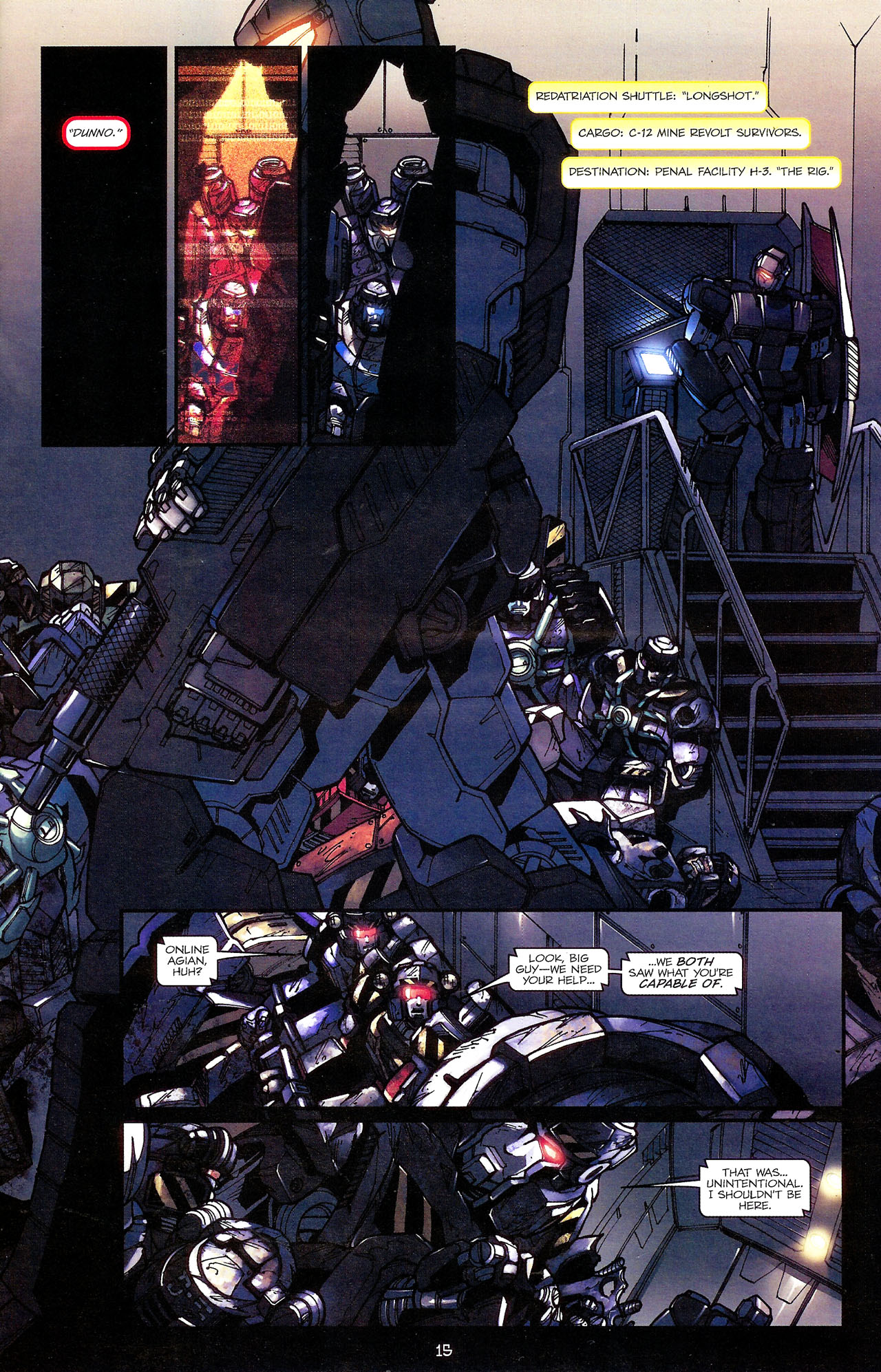 Read online The Transformers Megatron Origin comic - Issue #1