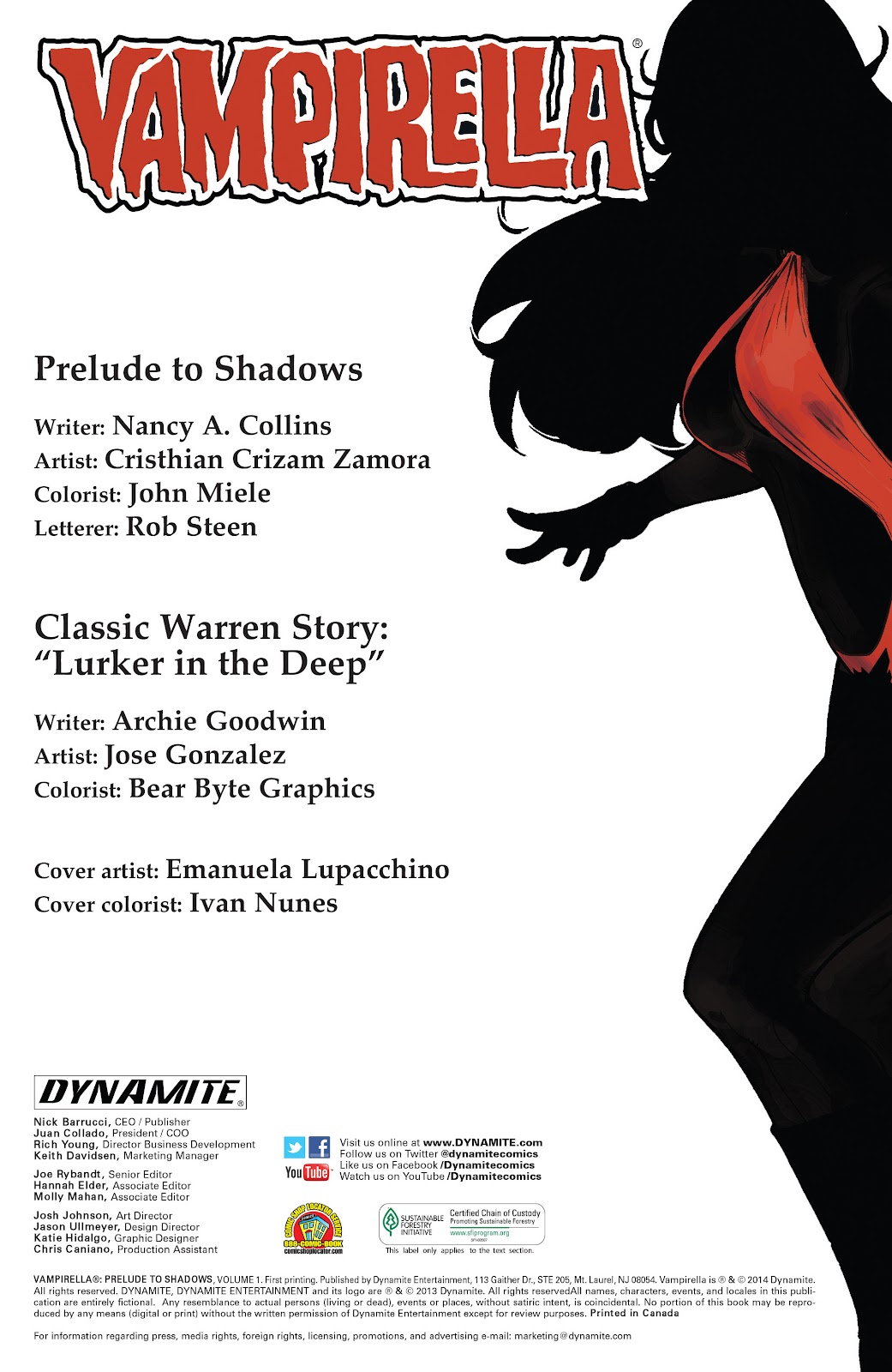 Read online Vampirella: Prelude to Shadows comic - Issue # Full