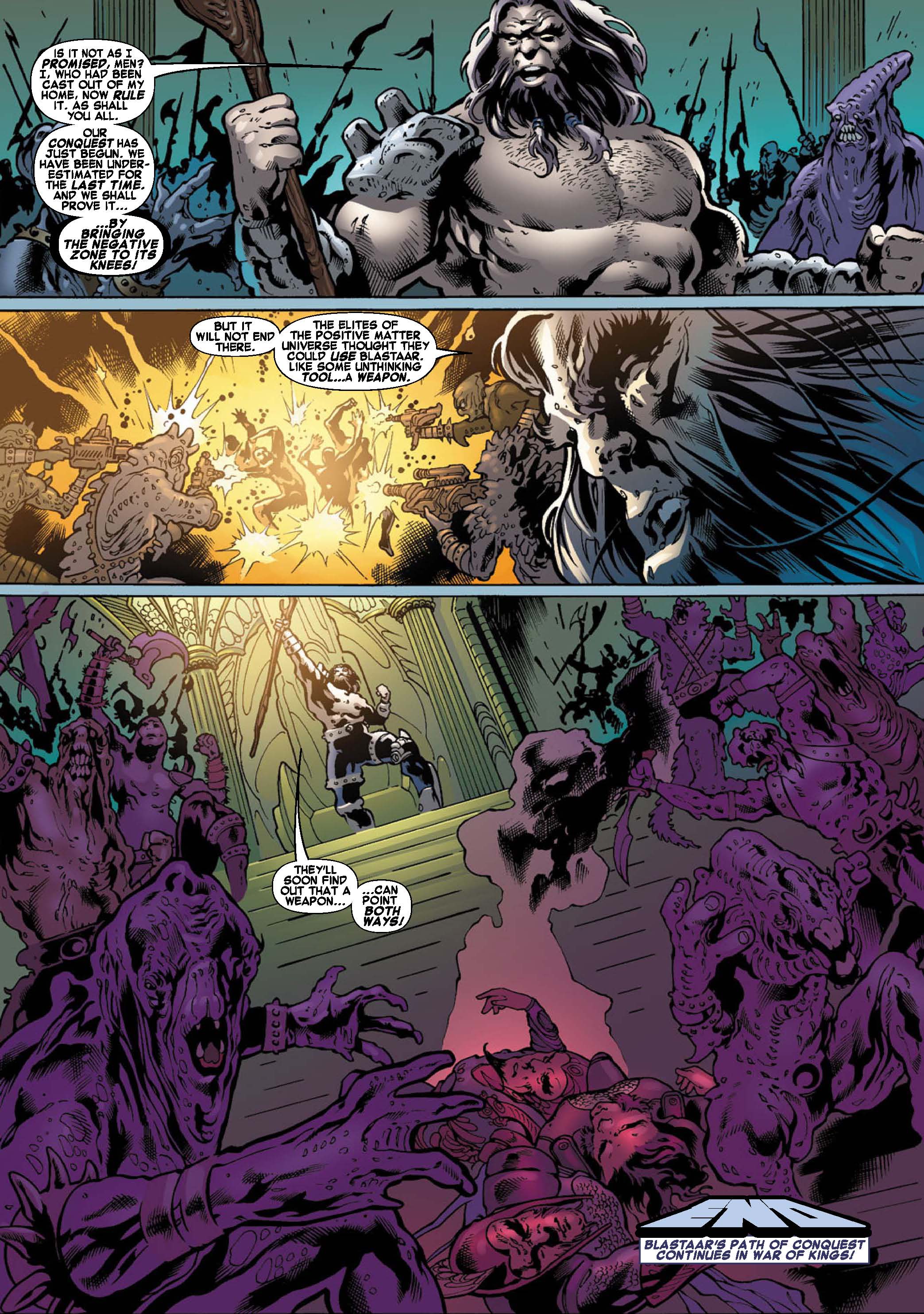 Read online War of Kings: Warriors - Blastaar comic - Issue #2