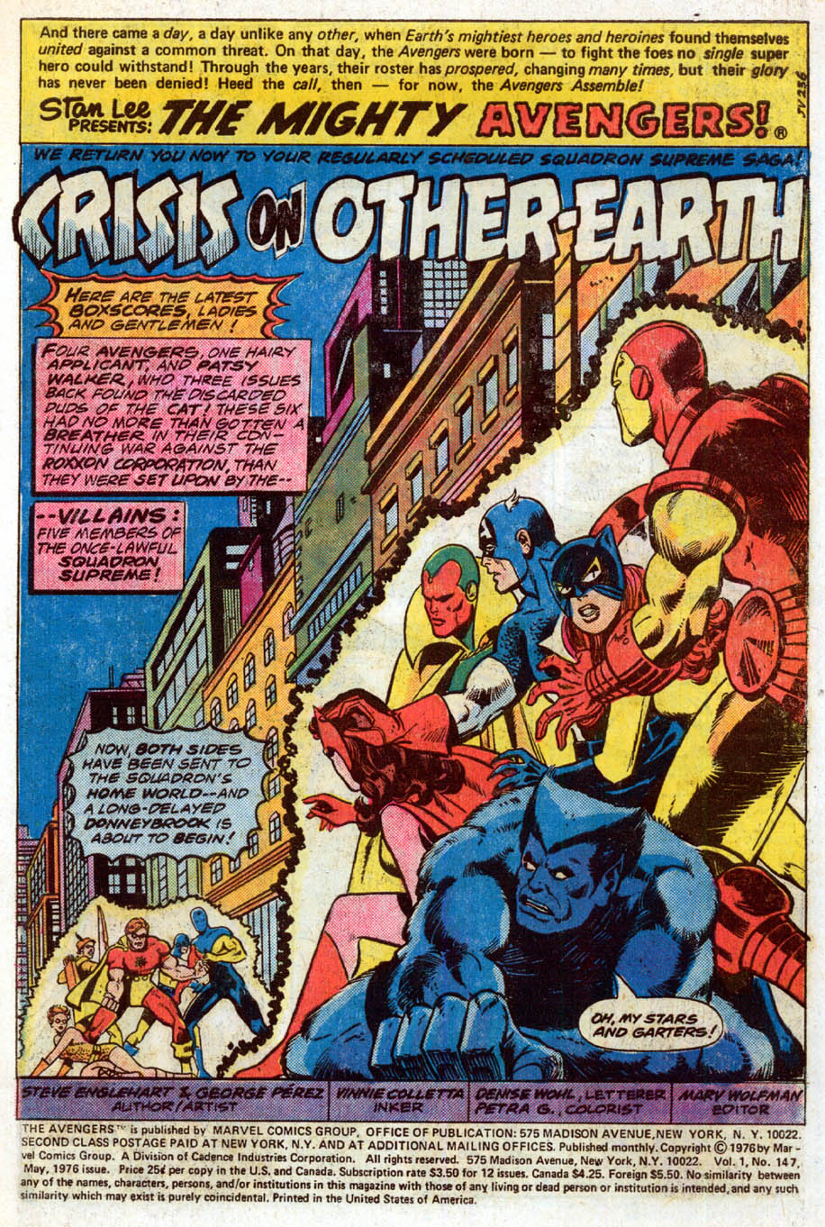 Read online The Avengers (1963) comic - Issue #147