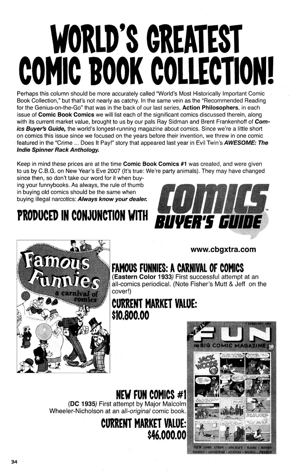 Read online Comic Book Comics comic - Issue #1