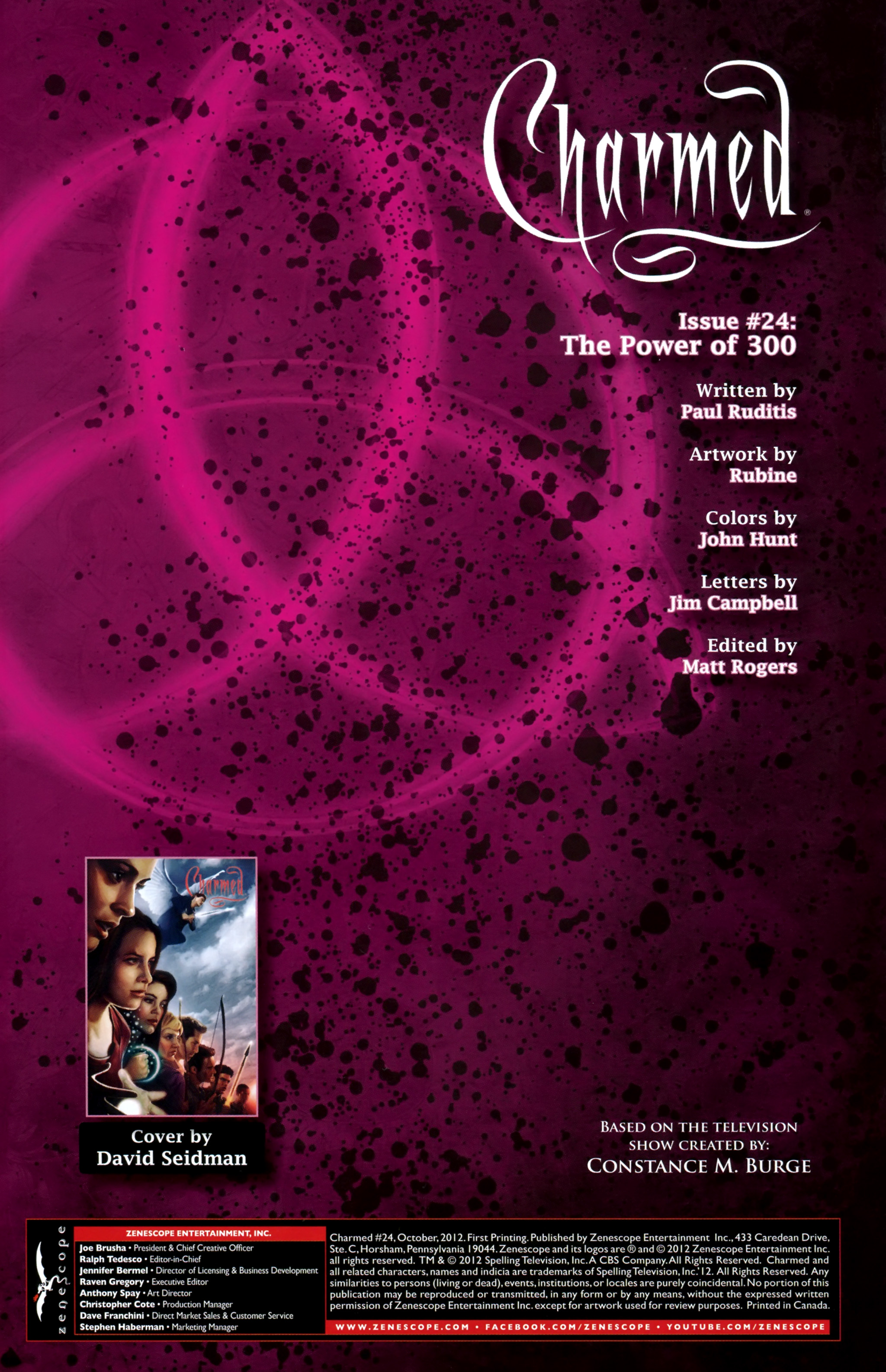 Read online Charmed comic - Issue #24