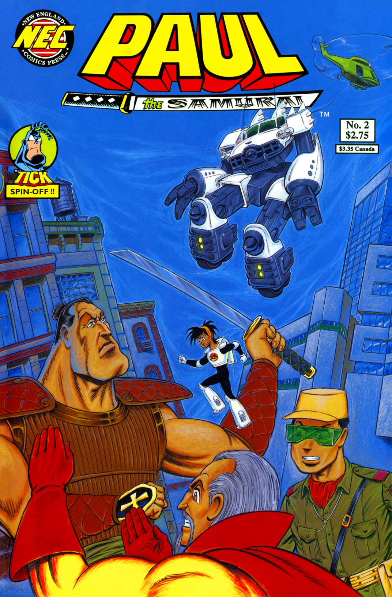 Read online Paul the Samurai (1992) comic - Issue #2