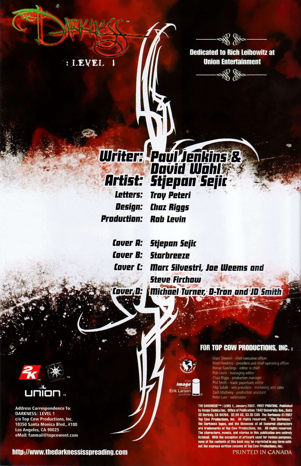 The Darkness Level 1 | Read The Darkness Level 1 comic online in high ...