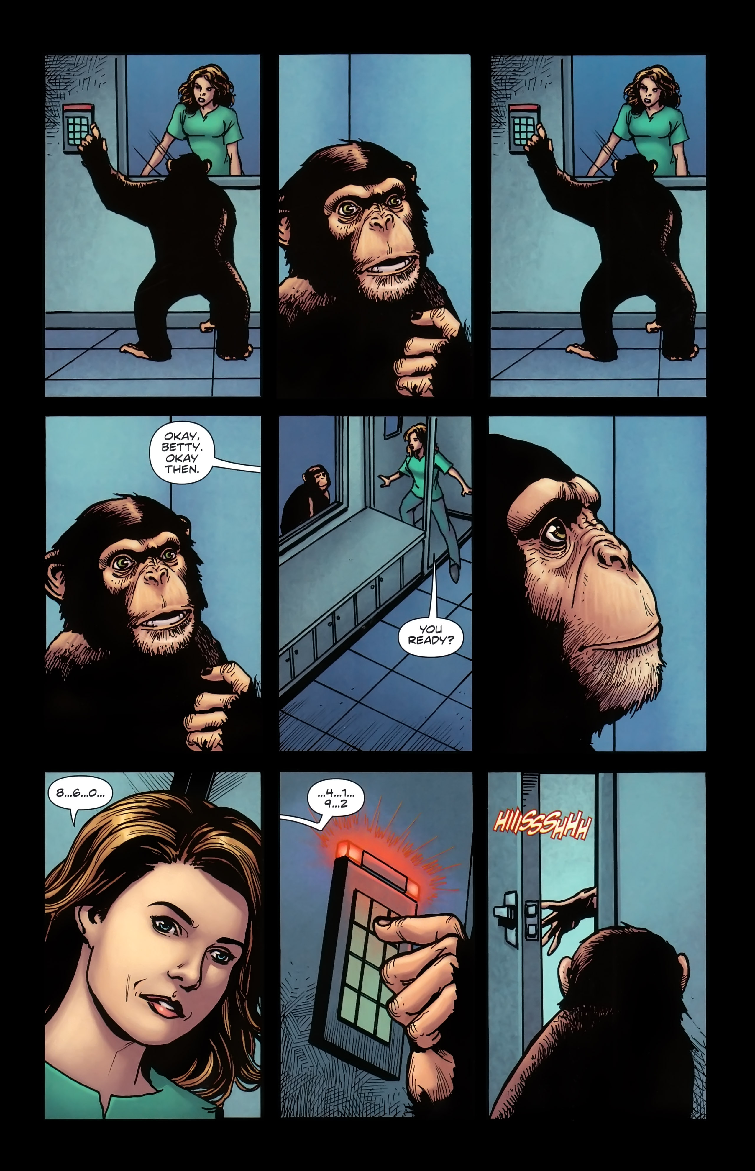 Read online Dawn of the Planet of the Apes:Contagion comic - Issue # Full