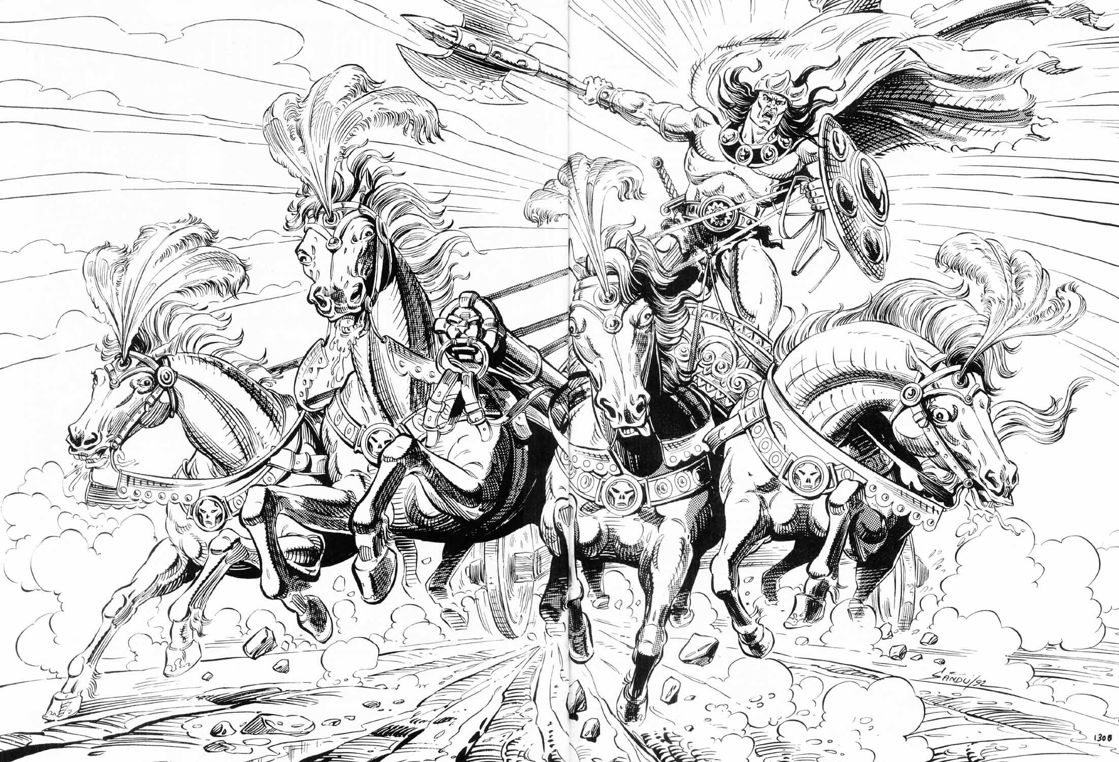 Read online The Savage Sword Of Conan comic - Issue #206