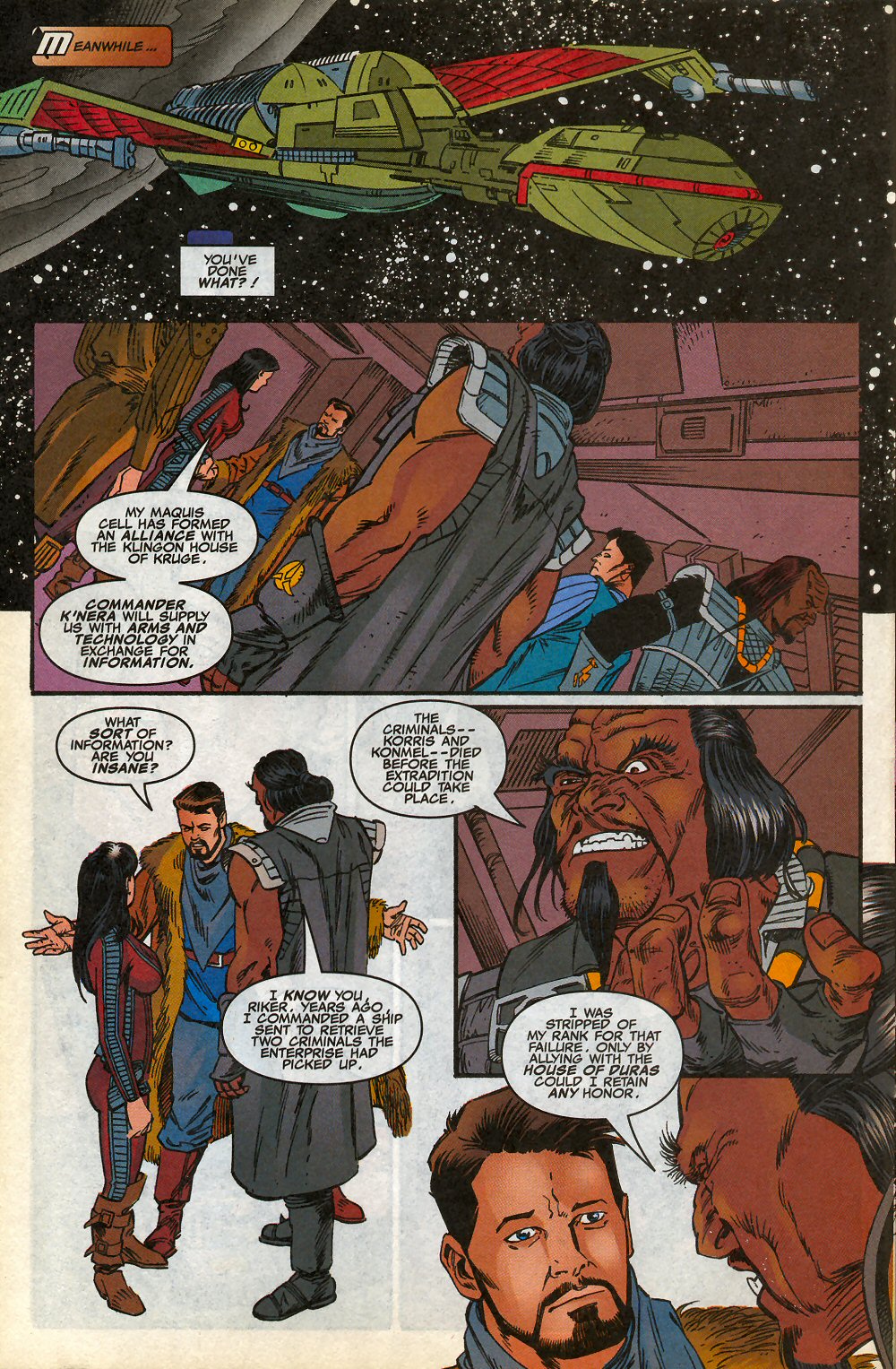 Read online Star Trek: The Next Generation - Riker comic - Issue # Full