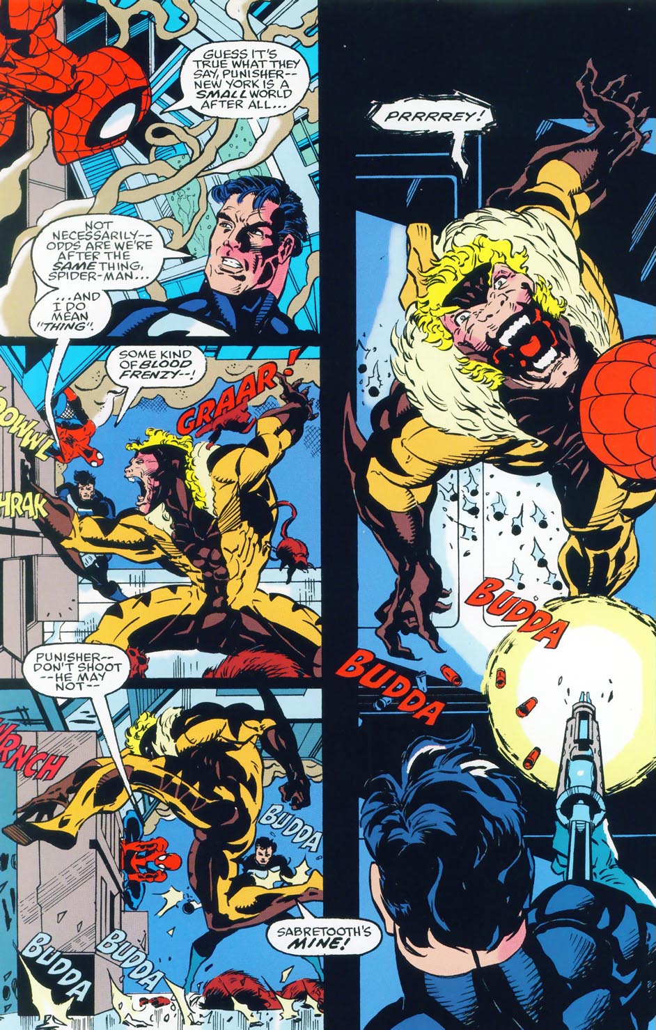 Read online Spider-Man, Punisher, Sabretooth: Designer Genes comic ...