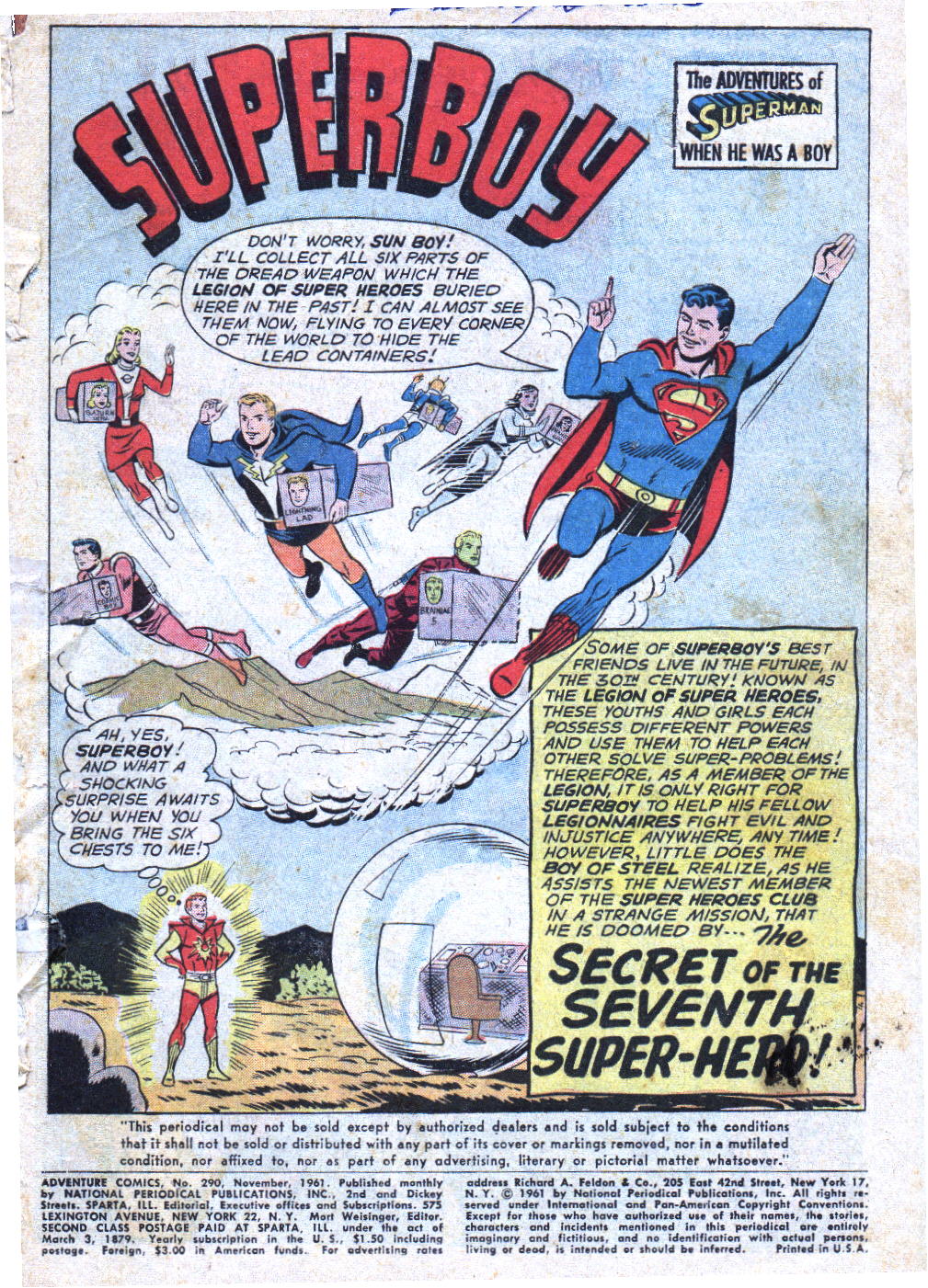 Read online Adventure Comics (1938) comic - Issue #290