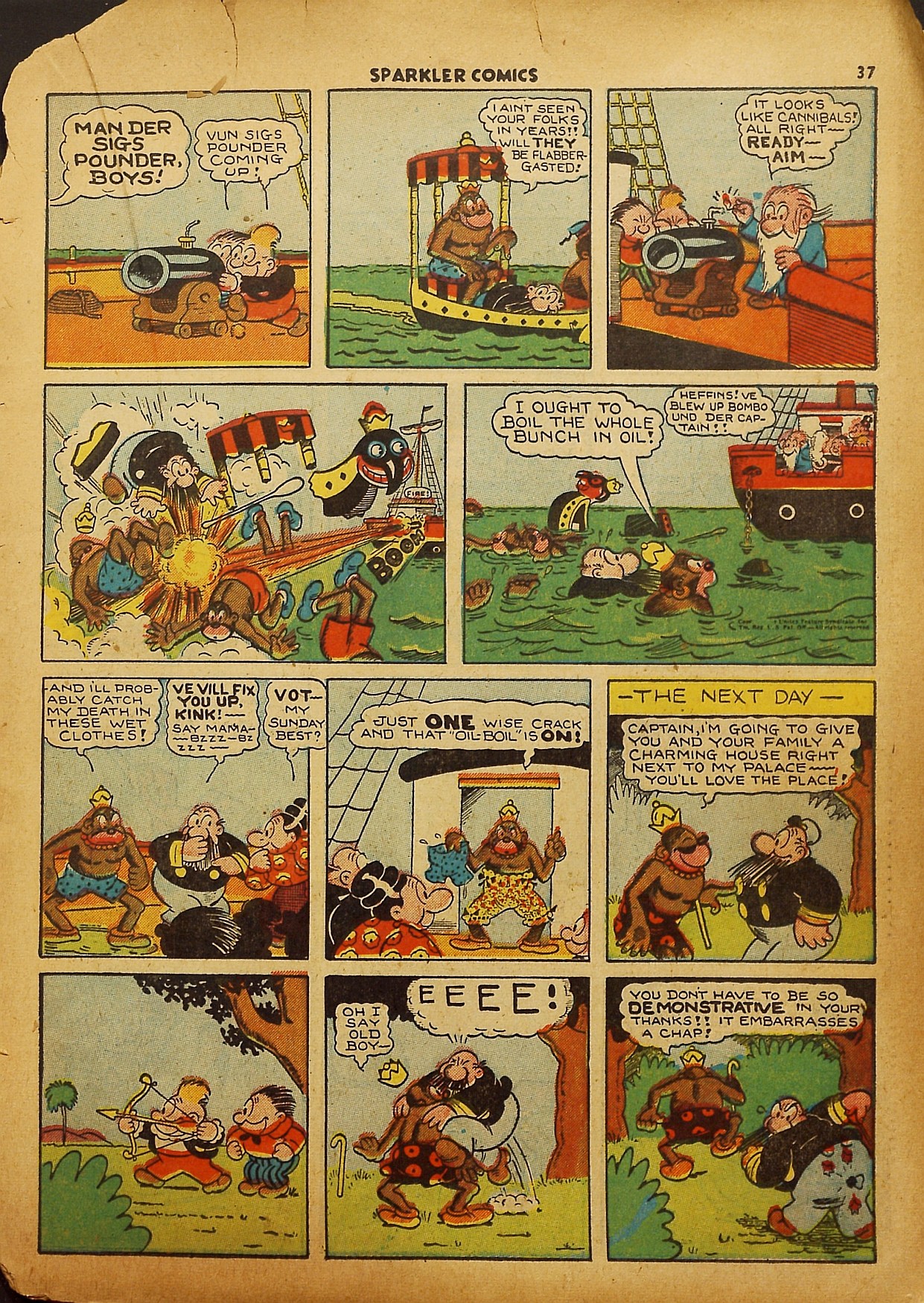 Read online Sparkler Comics comic - Issue #1 Read online Sparkler Comics comic - Issue #1