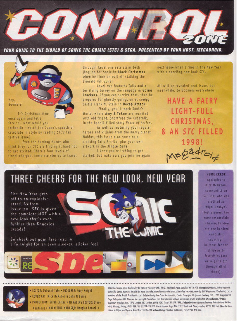 Read online Sonic the Comic comic - Issue #119