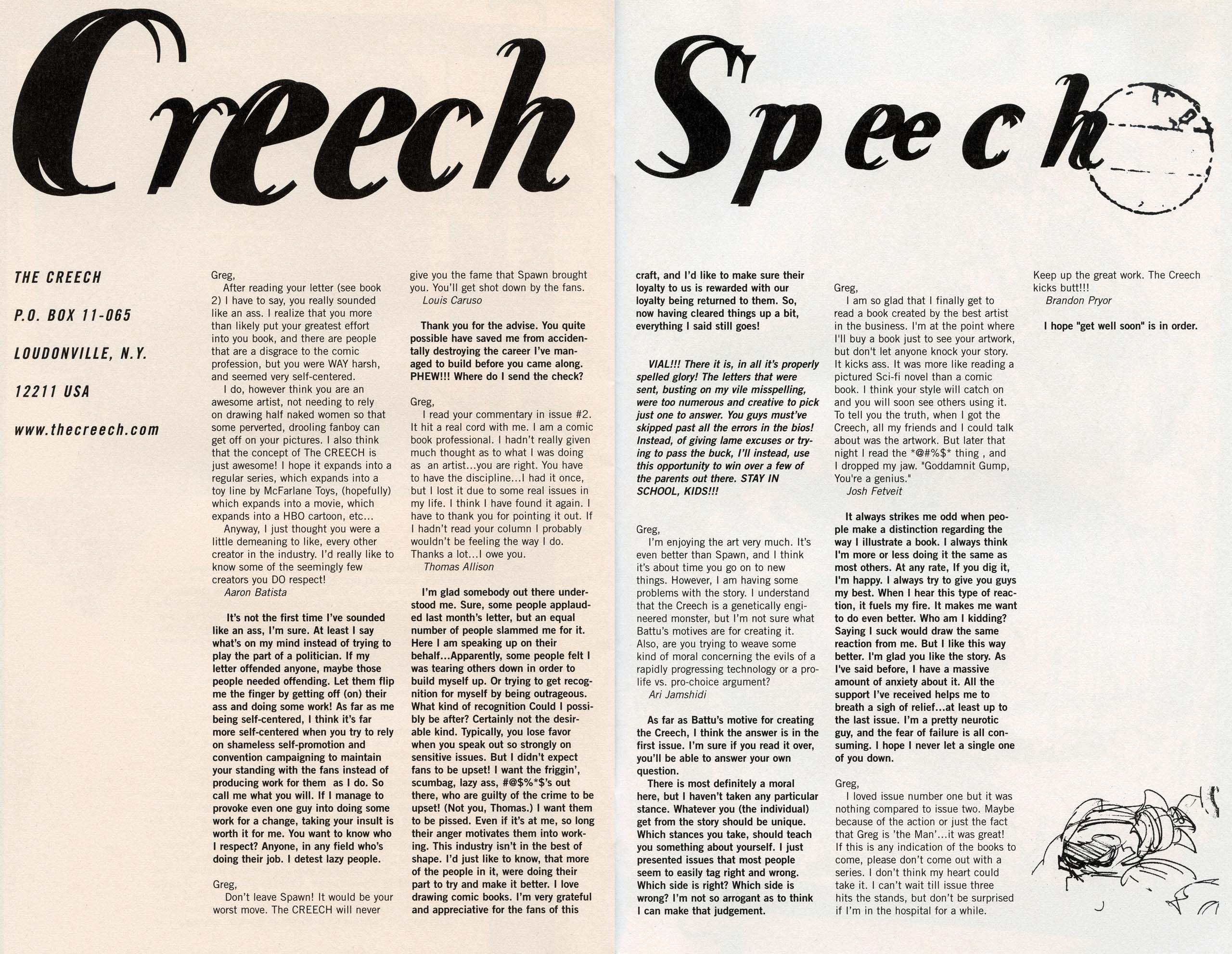 Read online The Creech comic - Issue #3