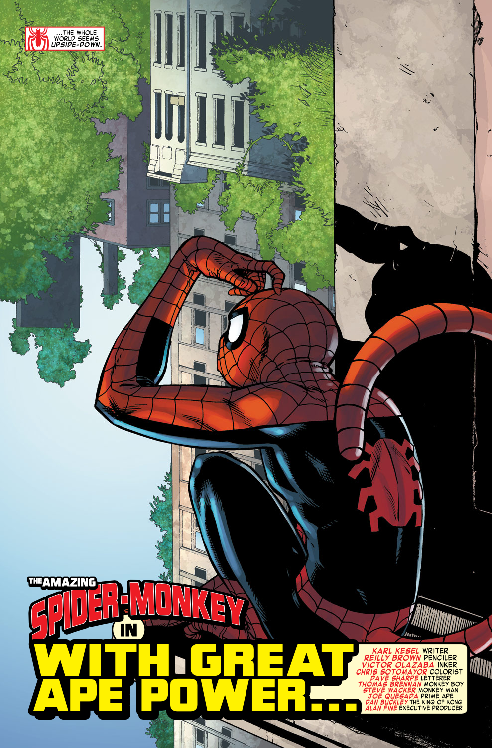 Read online Marvel Apes: Amazing Spider-Monkey Special comic - Issue # Full