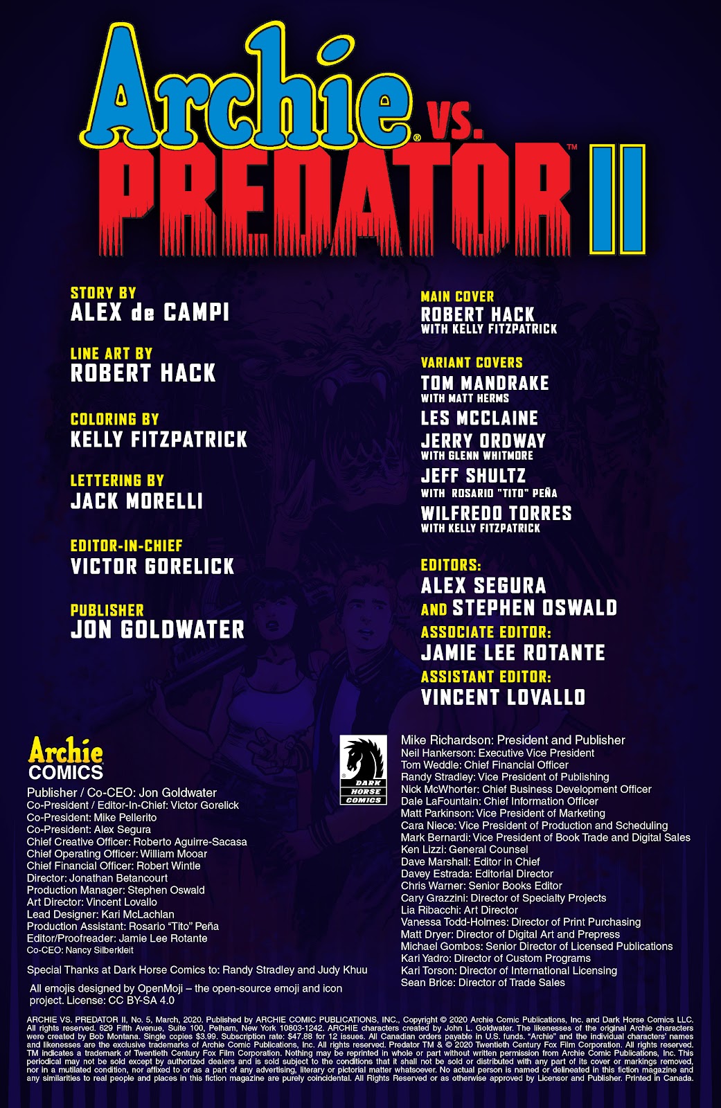 Read online Archie vs. Predator II comic - Issue #5