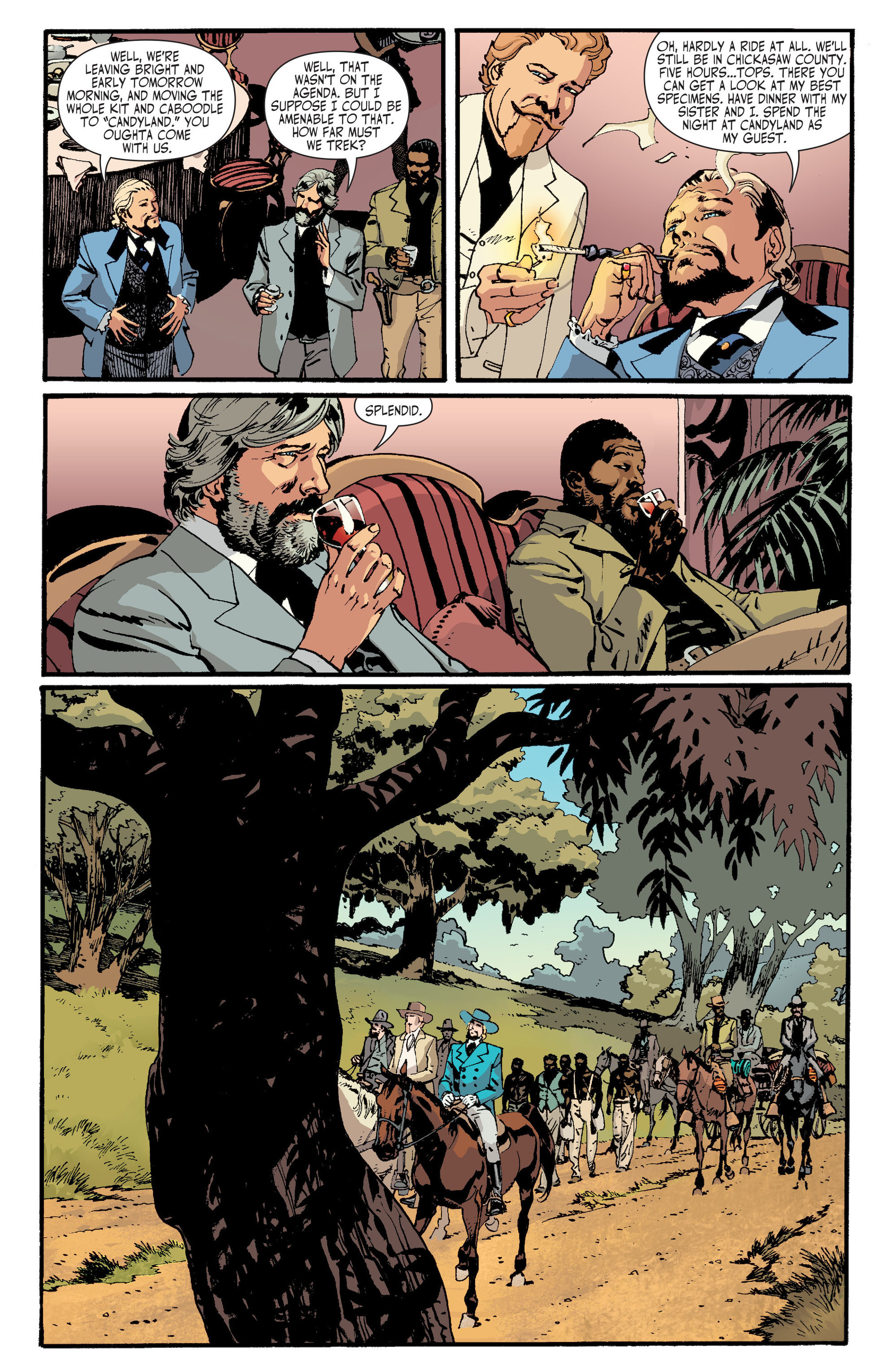 Read online Django Unchained comic - Issue #4