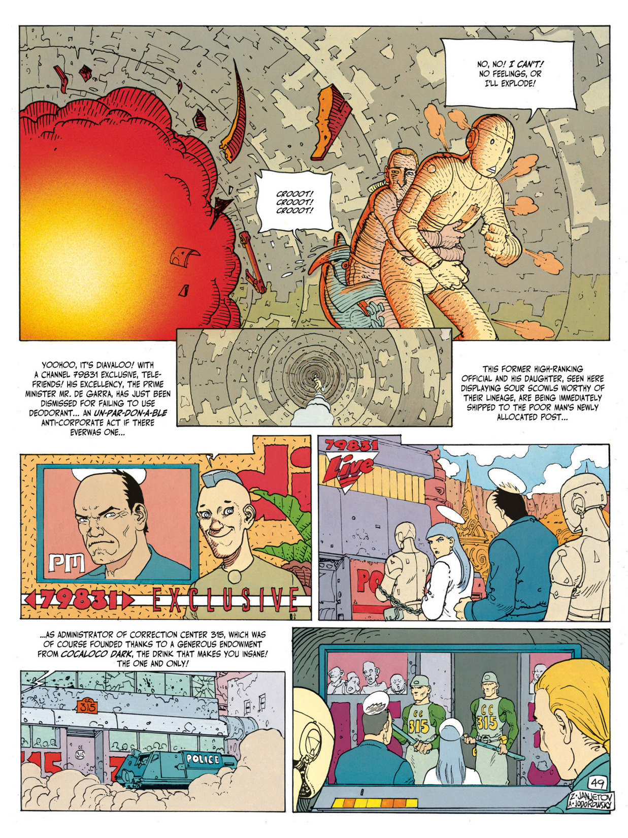 Read online Before the Incal comic - Issue #3