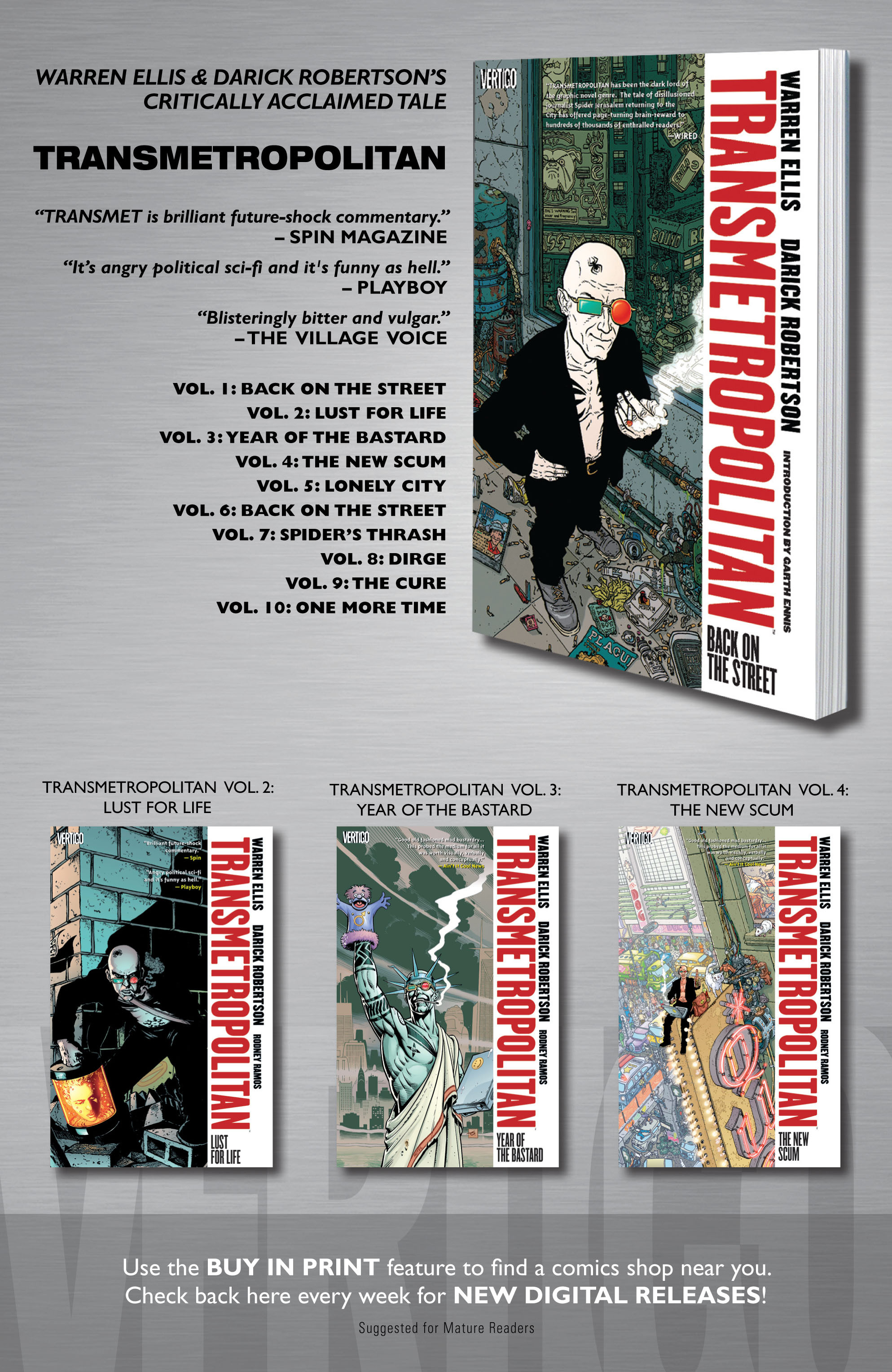 Read online Transmetropolitan comic - Issue #5