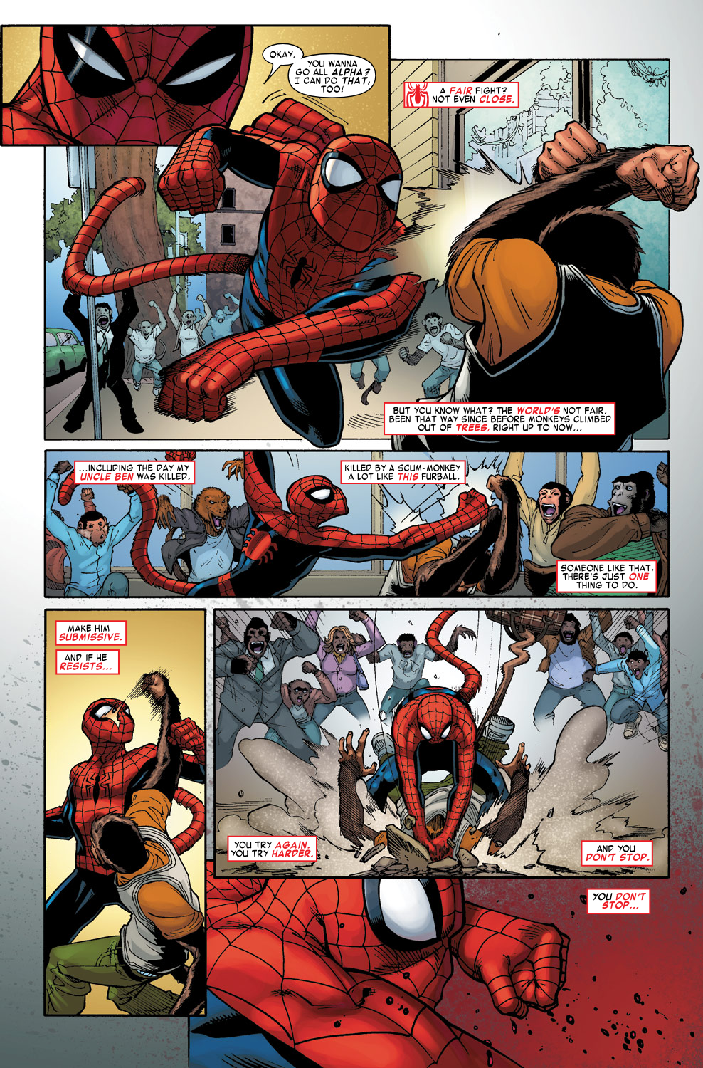 Read online Marvel Apes: Amazing Spider-Monkey Special comic - Issue # Full