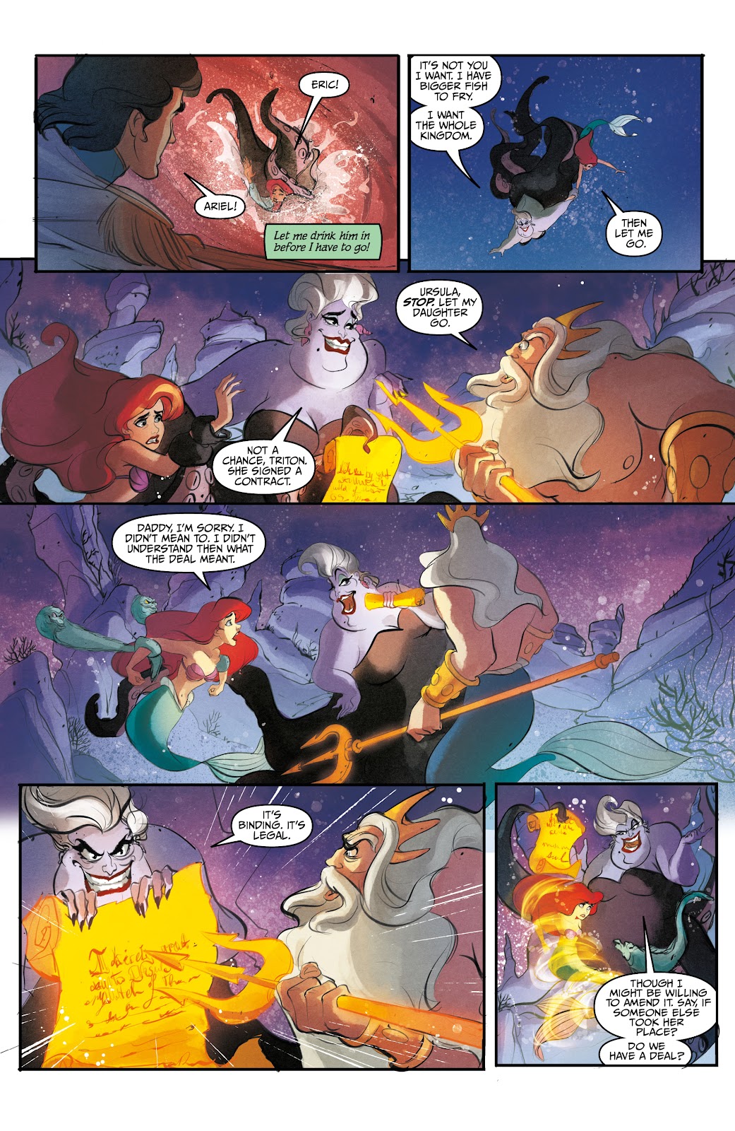 Read online Disney The Little Mermaid comic - Issue #3