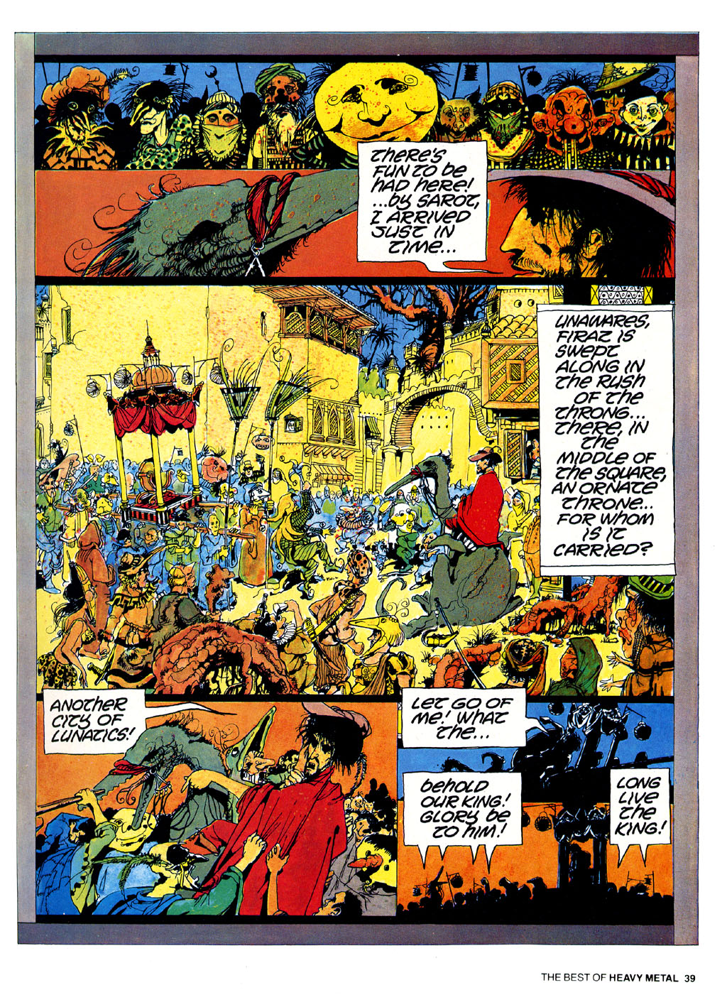 Read online The Best of Heavy Metal comic - Issue # TPB 1