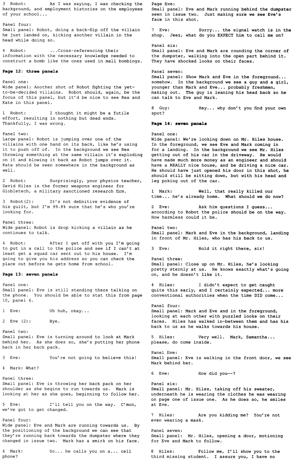 Read online Invincible Script Book comic - Issue # Full