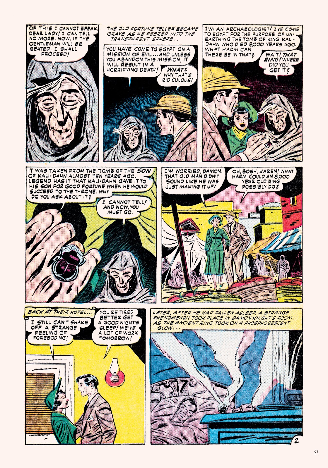 Read online Classic Monsters of Pre-Code Horror Comics: Mummies comic ...