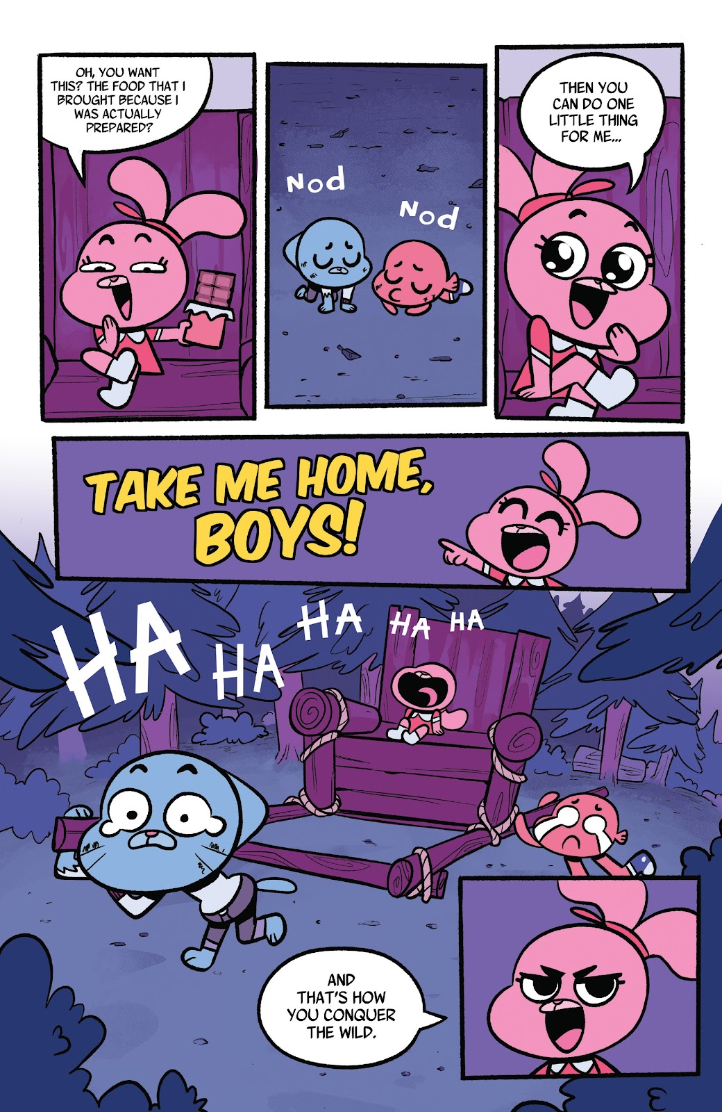 Read online The Amazing World of Gumball: Spring Break Smash comic ...