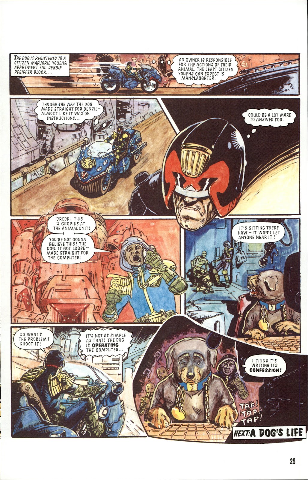 Read online Dredd Rules! comic - Issue #9
