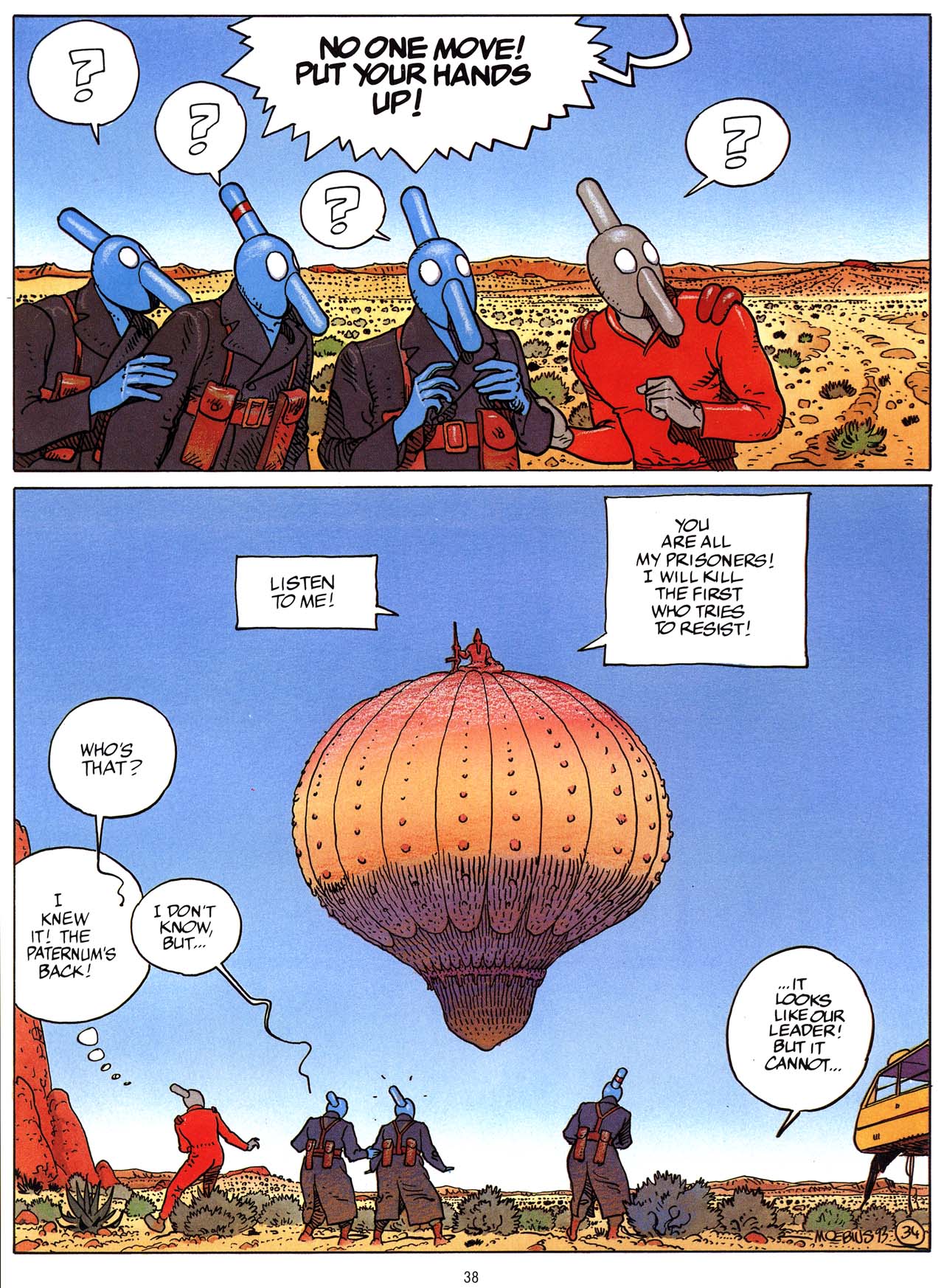 Read online Epic Graphic Novel: Moebius comic - Issue # TPB 9