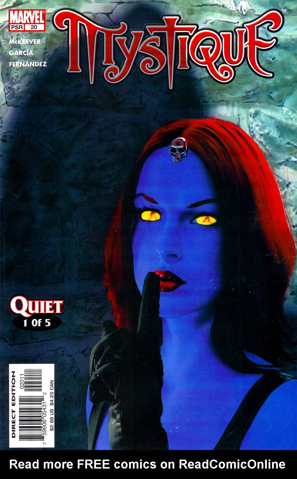 Read online Mystique comic - Issue #20