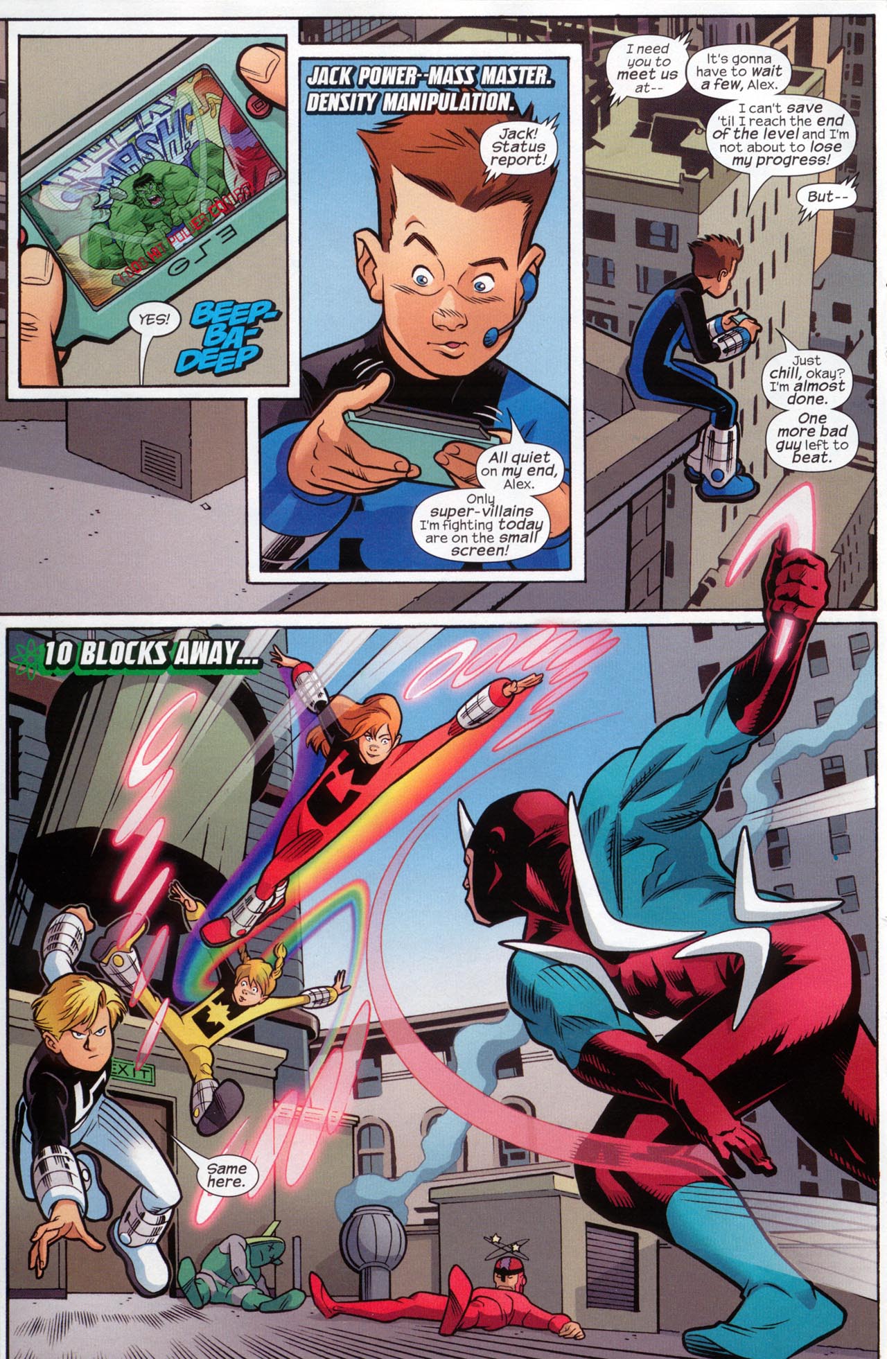 Read online Hulk and Power Pack comic - Issue #1