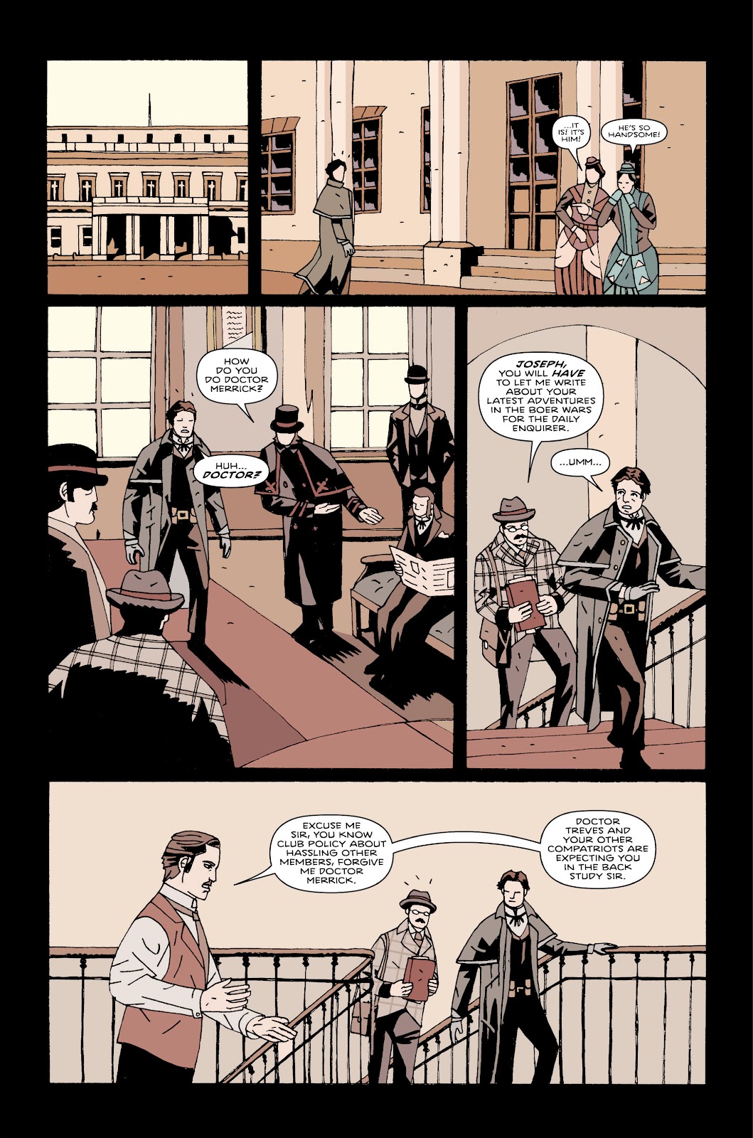 Read online Merrick: The Sensational Elephantman comic - Issue #6