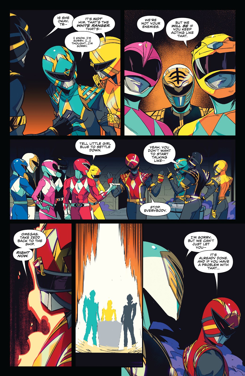 Read online Mighty Morphin Power Rangers comic - Issue #45