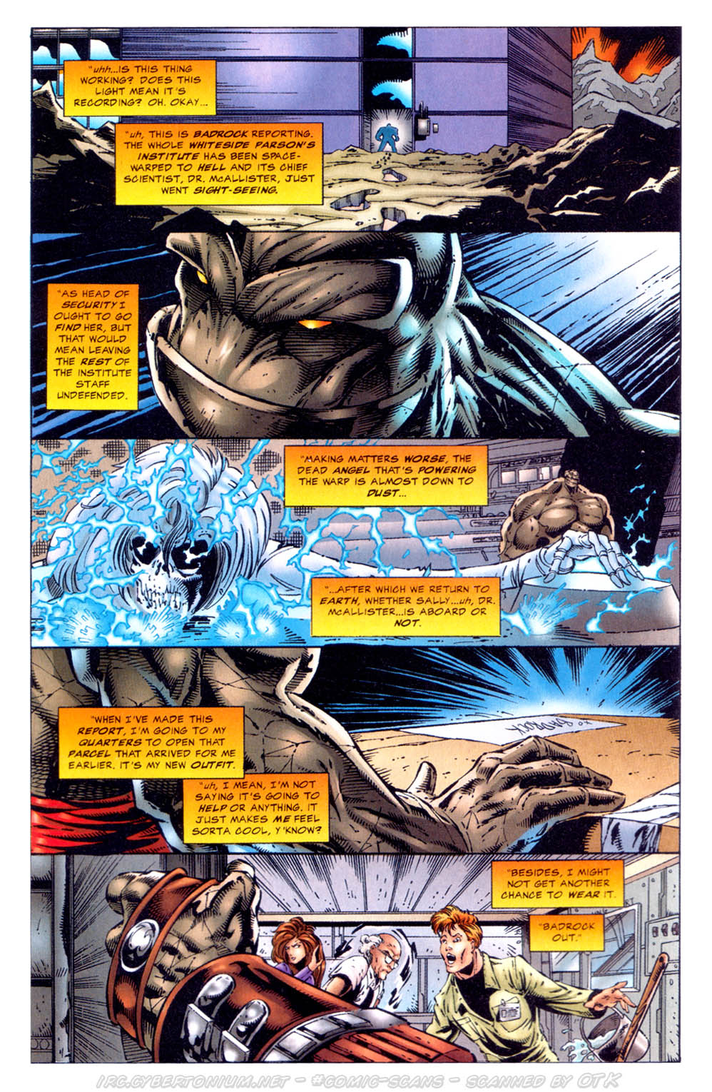 Read online Violator vs. Badrock comic - Issue #4