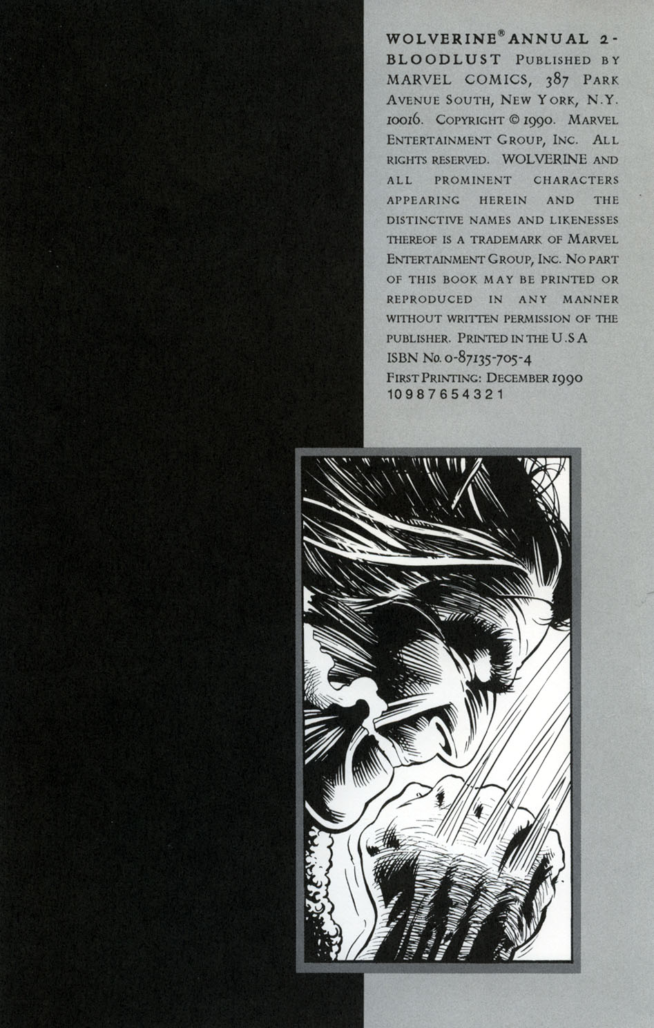 Read online Marvel Graphic Novel comic - Issue #65 - Wolverine - Bloodlust