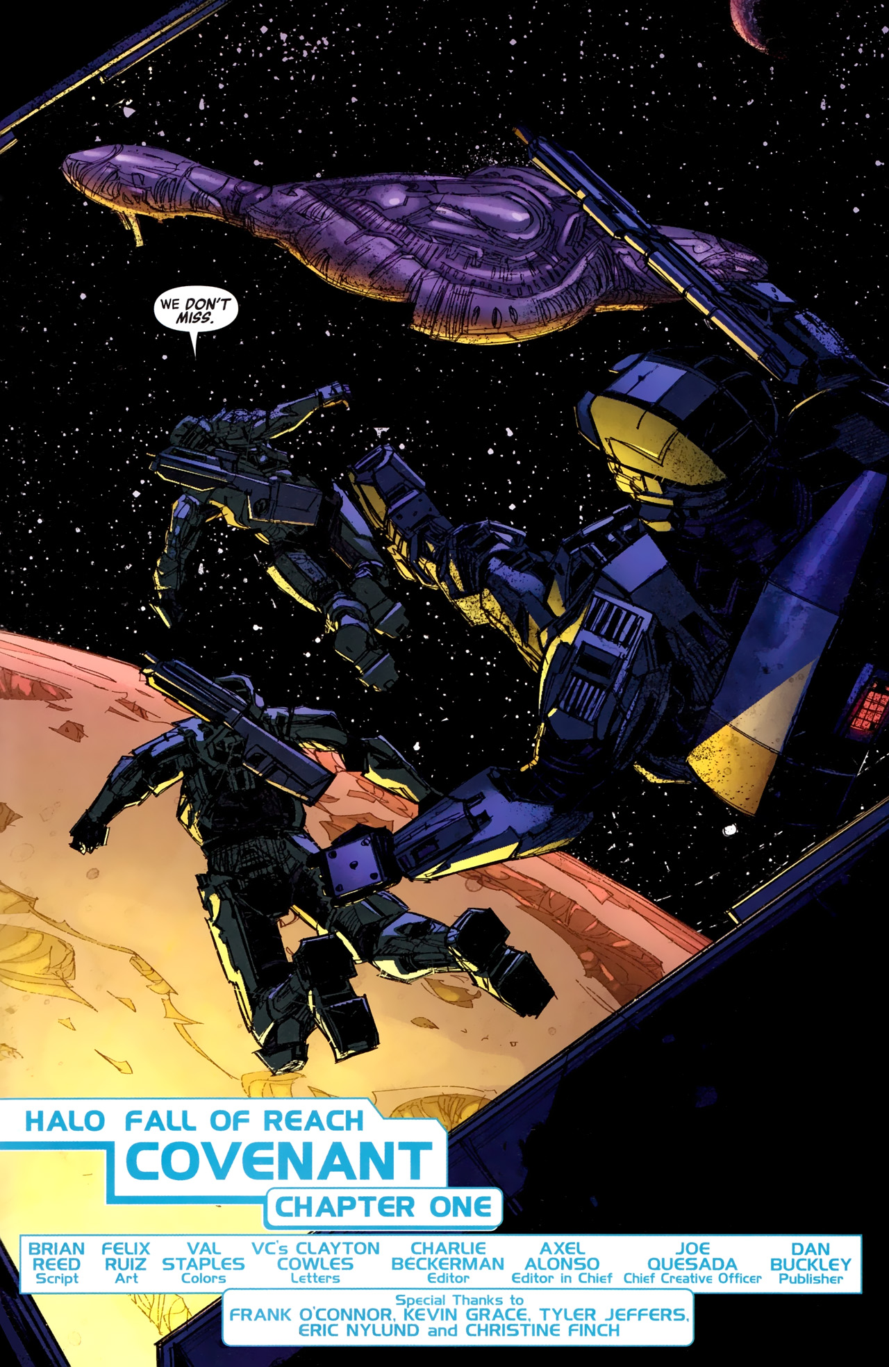 Read online Halo: Fall Of Reach - Covenant comic - Issue #1