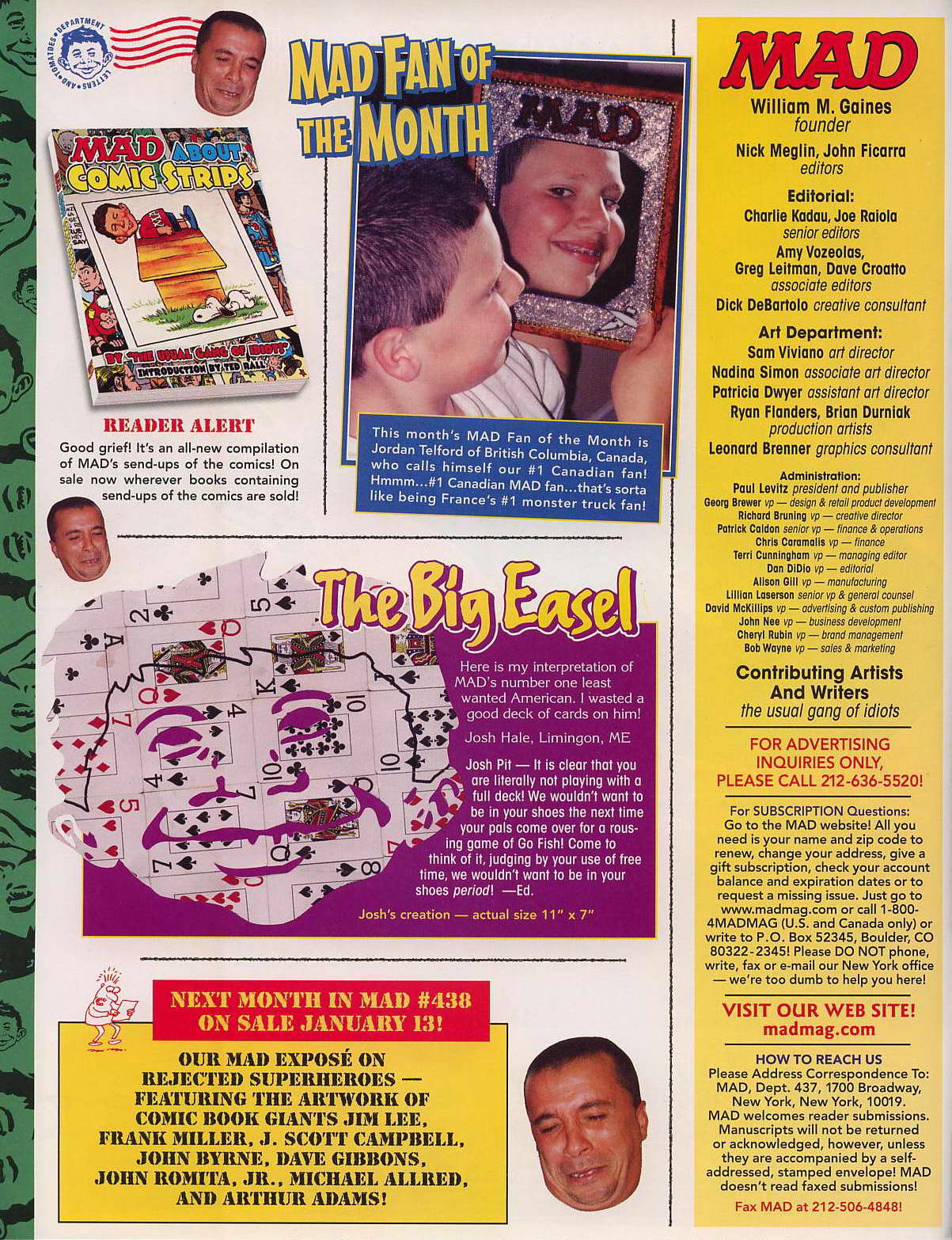 Read online MAD comic - Issue #437